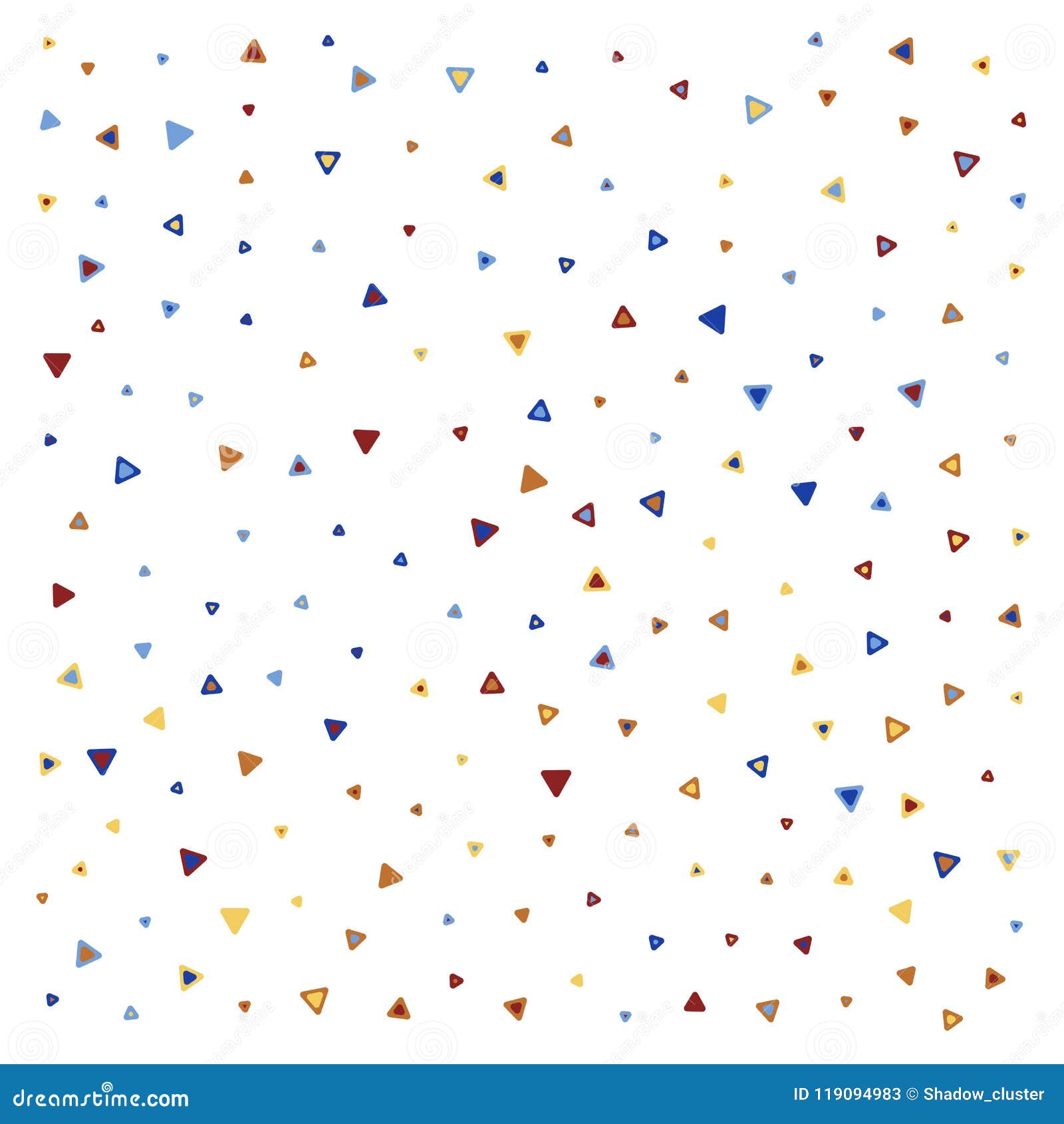 Triangle Colorful Seamless Pattern Stock Vector - Illustration of ...