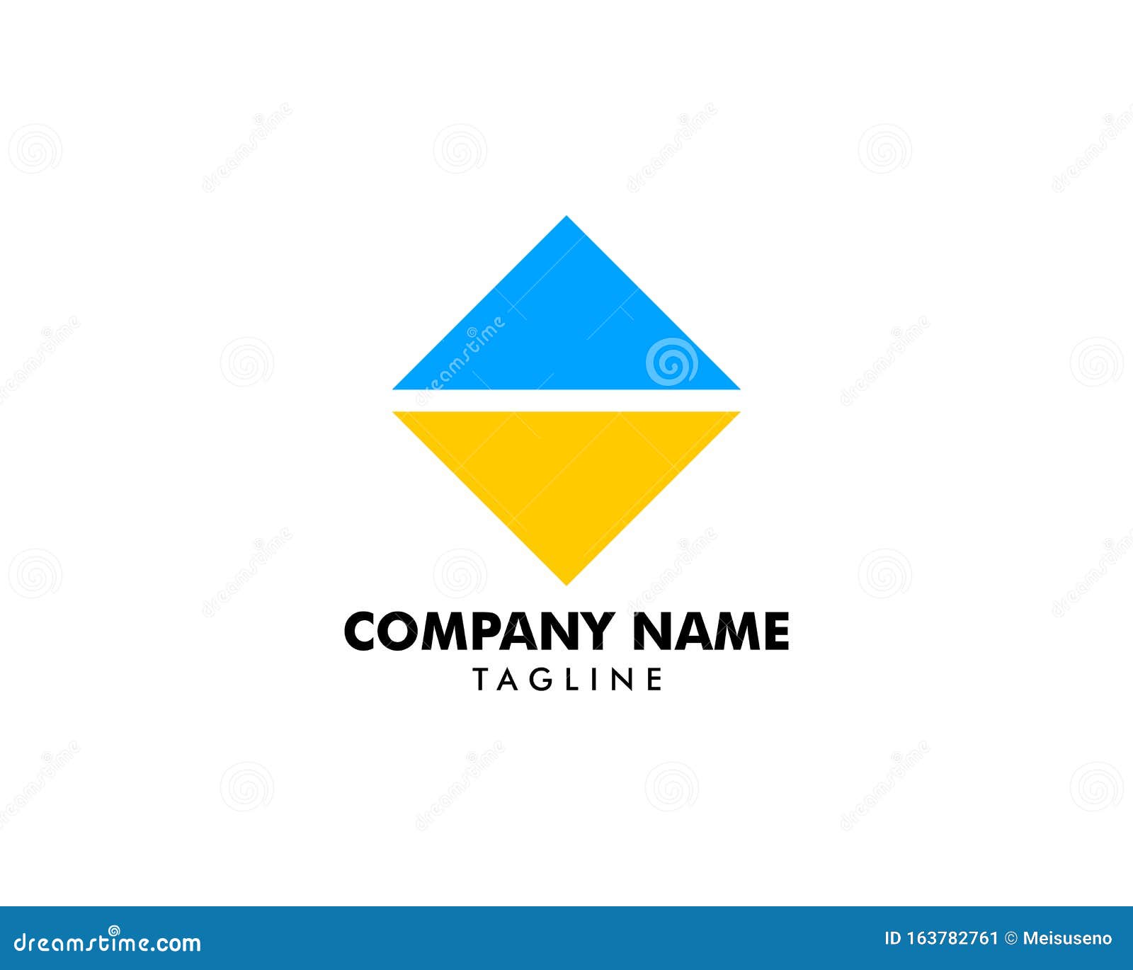 Abstract Triangle Design Logo Vector Template Stock Vector ...