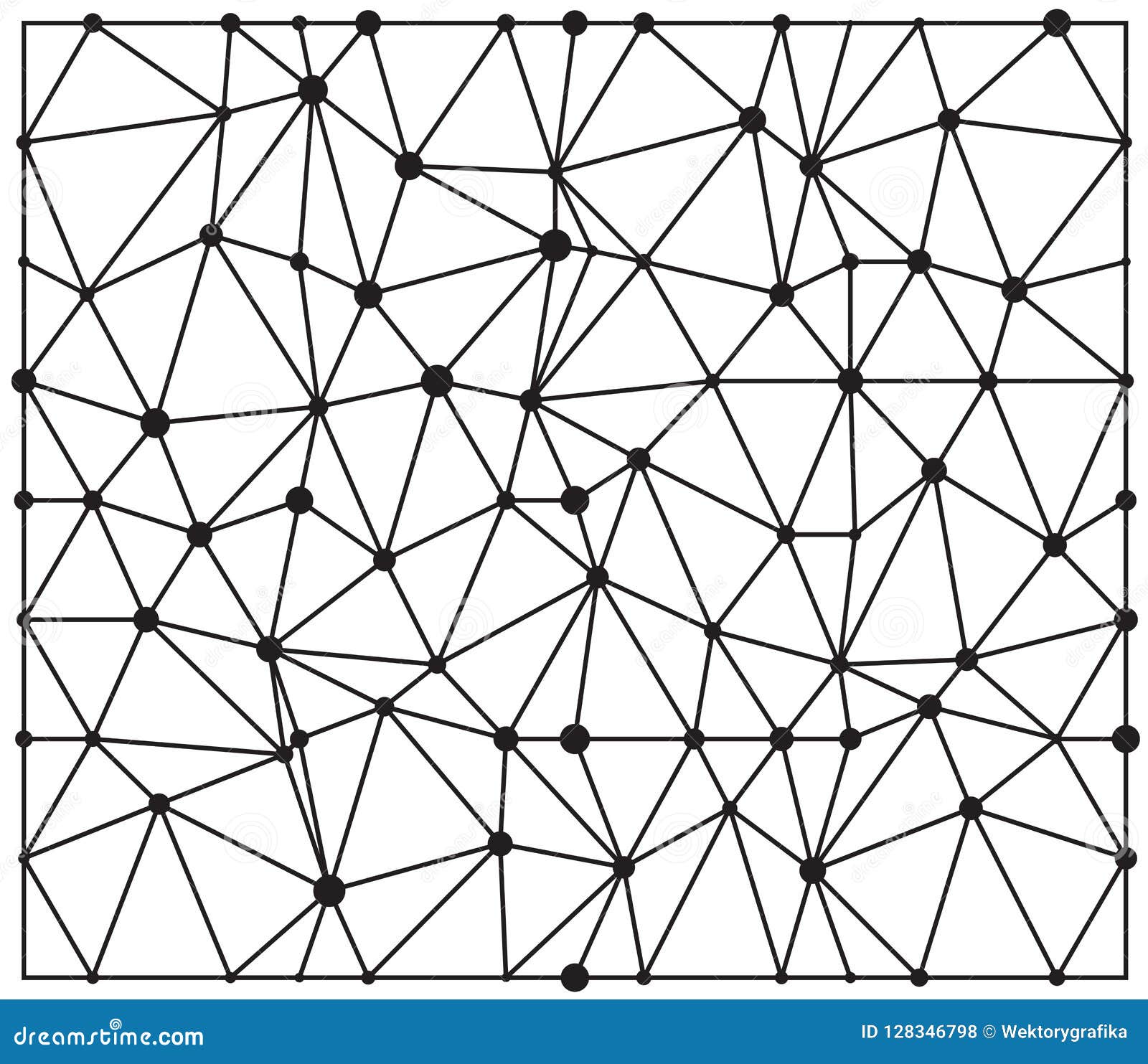 Abstract Triangle with Dots Seamless Pattern Wallpaper Design Stock ...