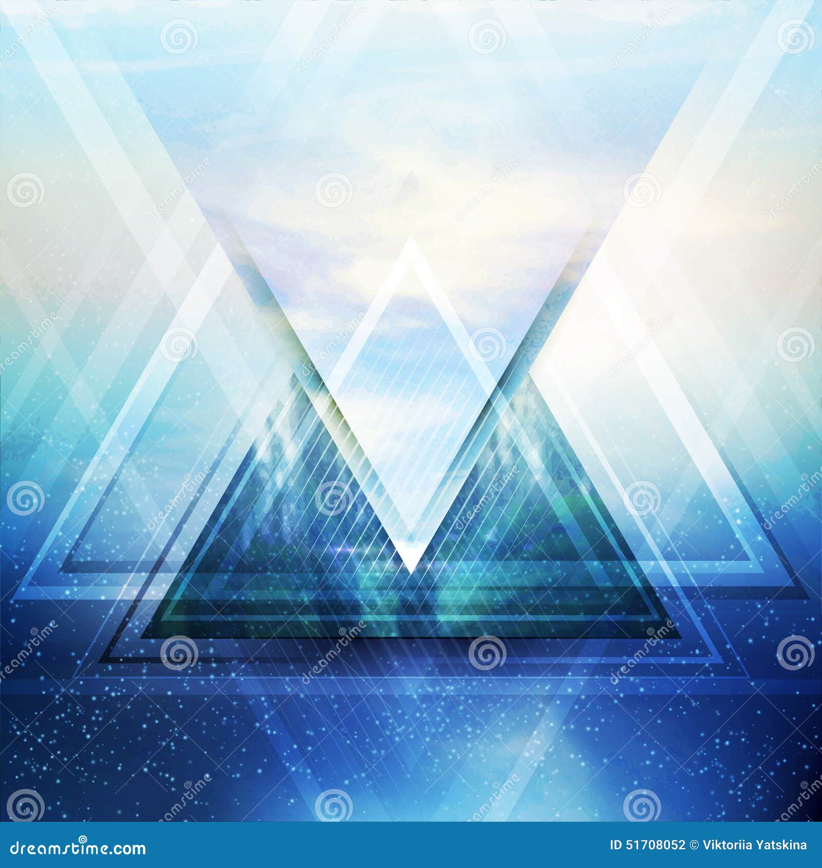 Abstract Triangle Future Vector Background Stock Vector - Illustration ...