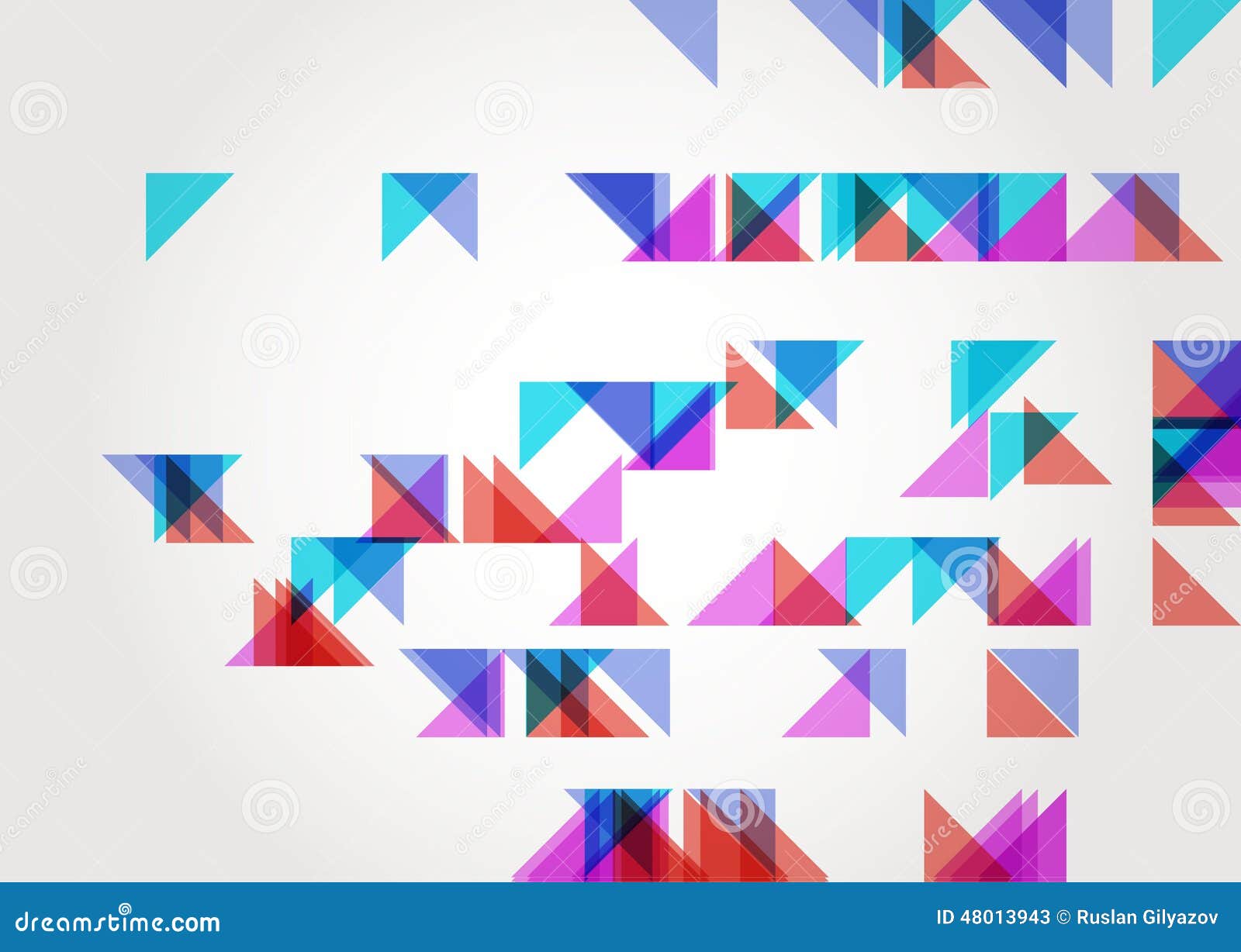 Abstract Triangle Geometric Background Template. Stock Vector ...