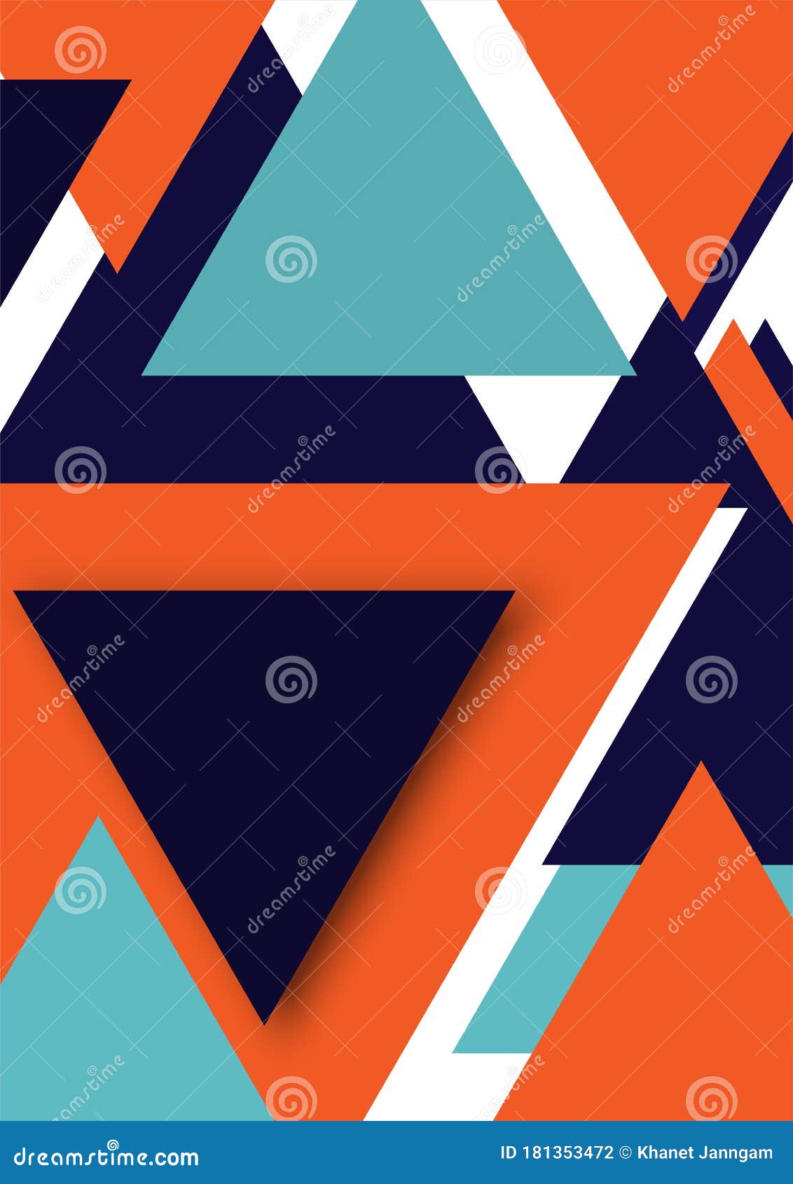 Abstract, Triangle Geometry Stock Vector - Illustration of concept ...