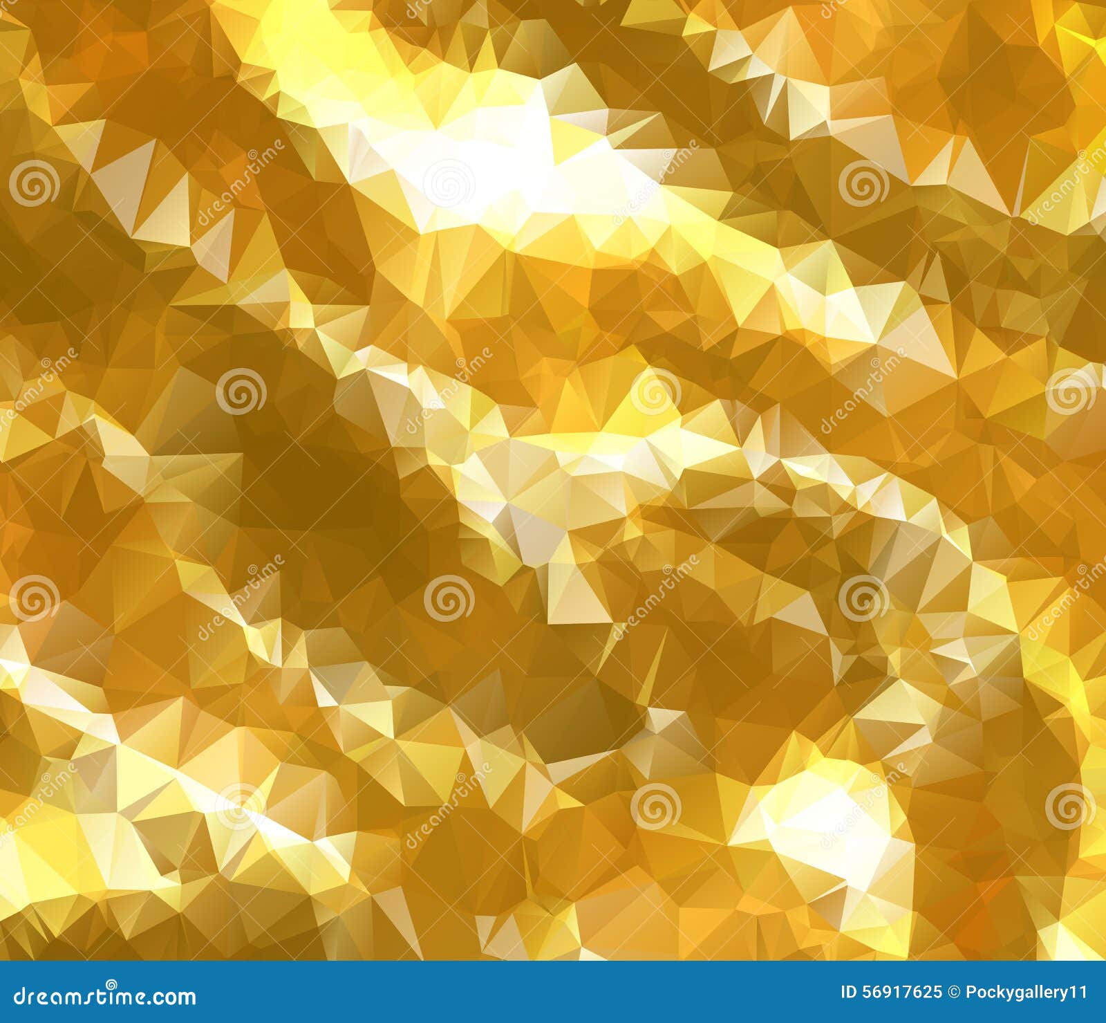 Triangle Gold Background Cartoon Vector | CartoonDealer.com #45559357