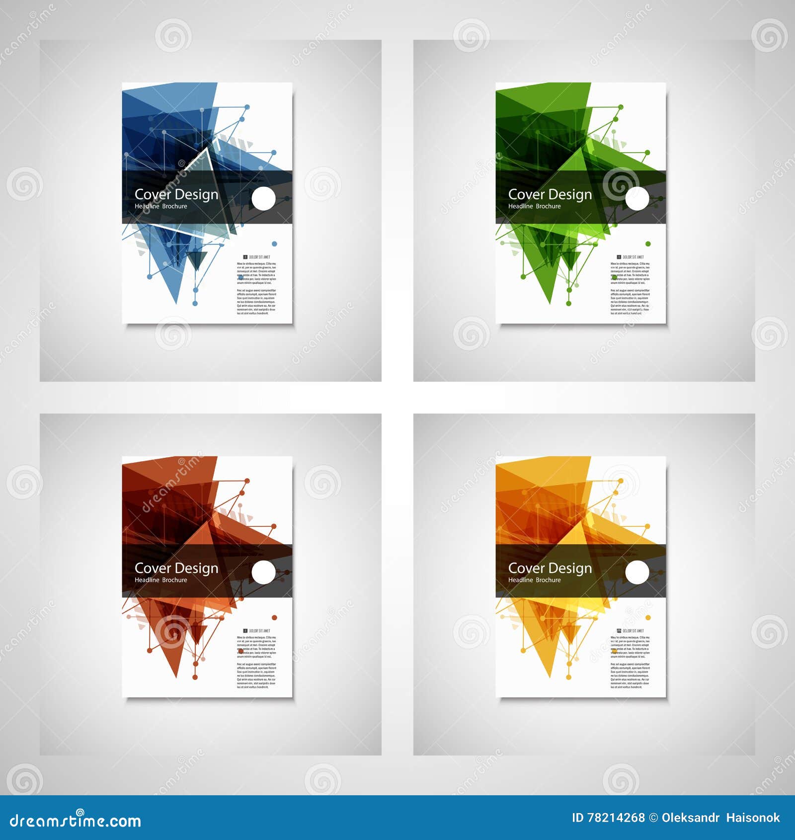 Abstract Triangle Line. Poster Brochure Flyer Design Layout Vector ...