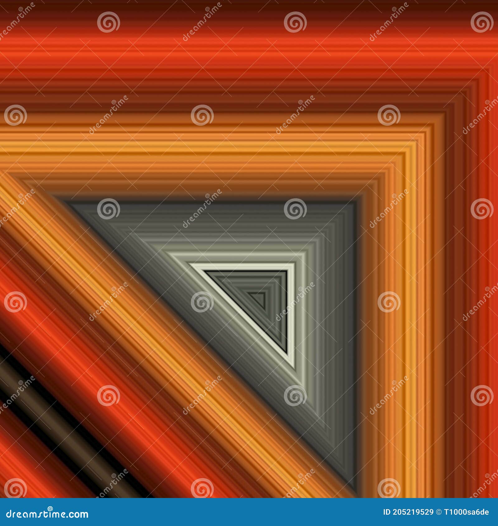 Abstract Triangle from Multi-colored Layers. Stock Illustration ...