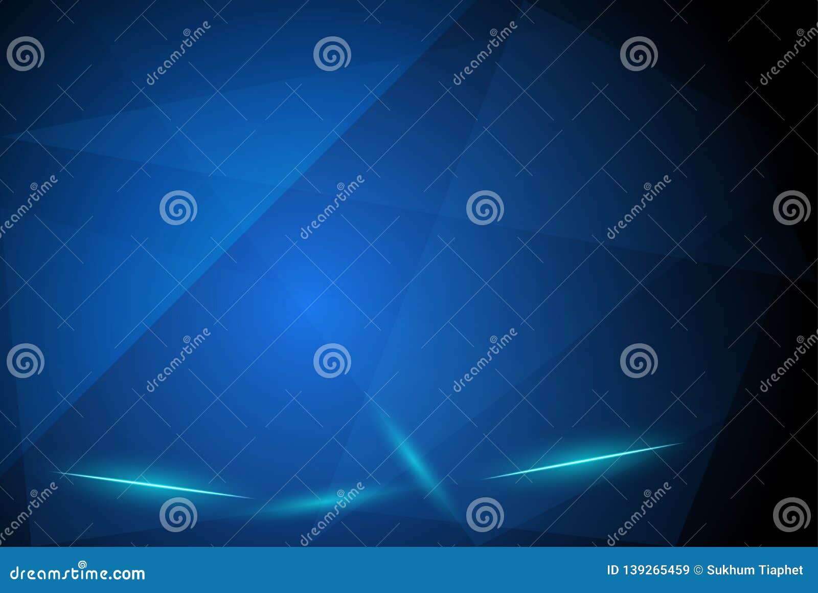 Abstract Triangle Overlay and Glow Light Effect Stock Illustration ...