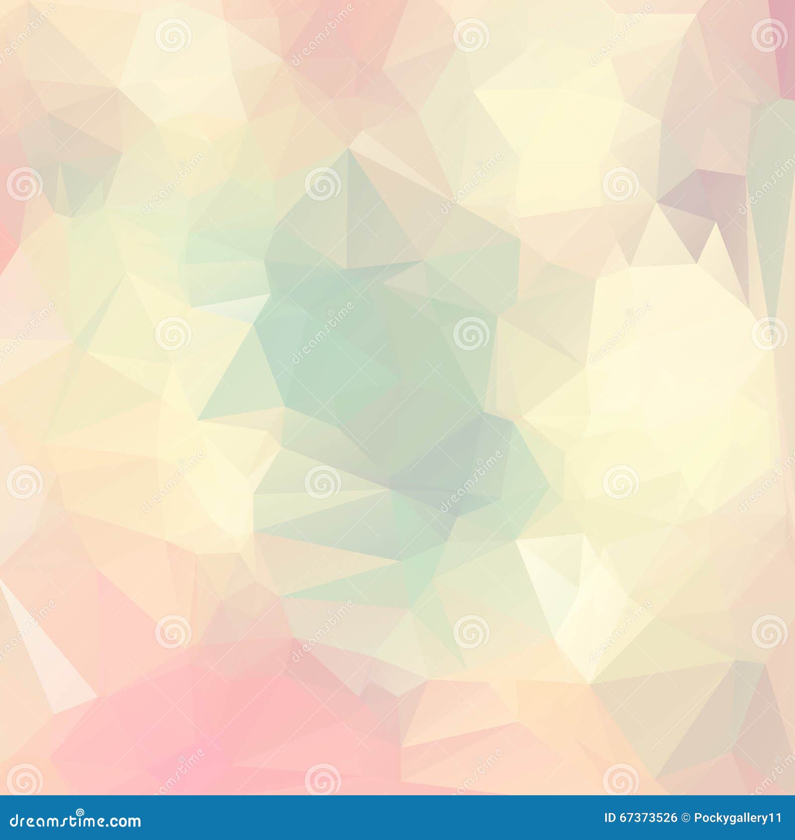 Abstract Triangle Pastel Colors Stock Illustration - Illustration of ...
