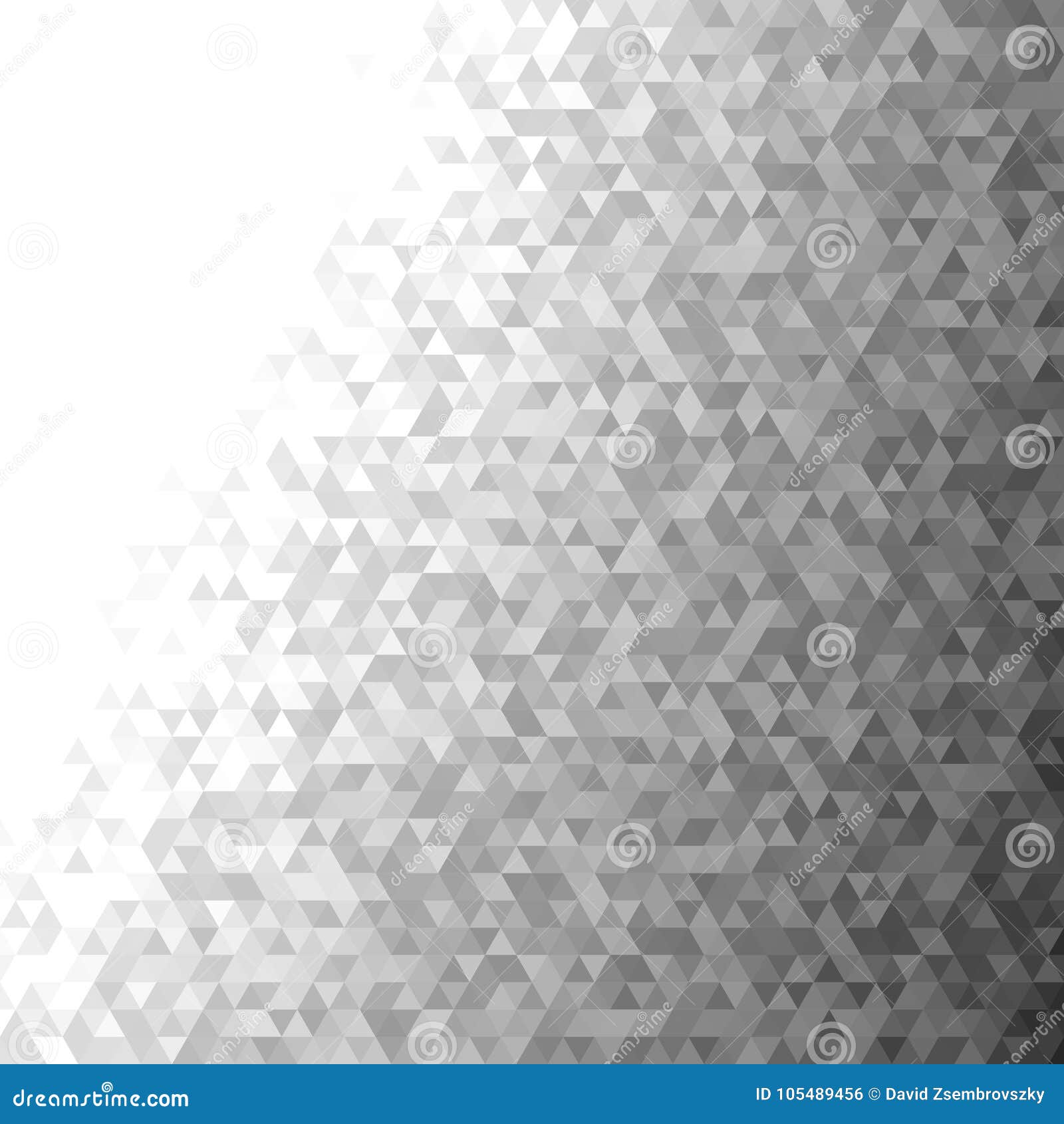 Abstract Triangle Pattern Background Modern Vector Mosaic Design From Regular Triangles Stock