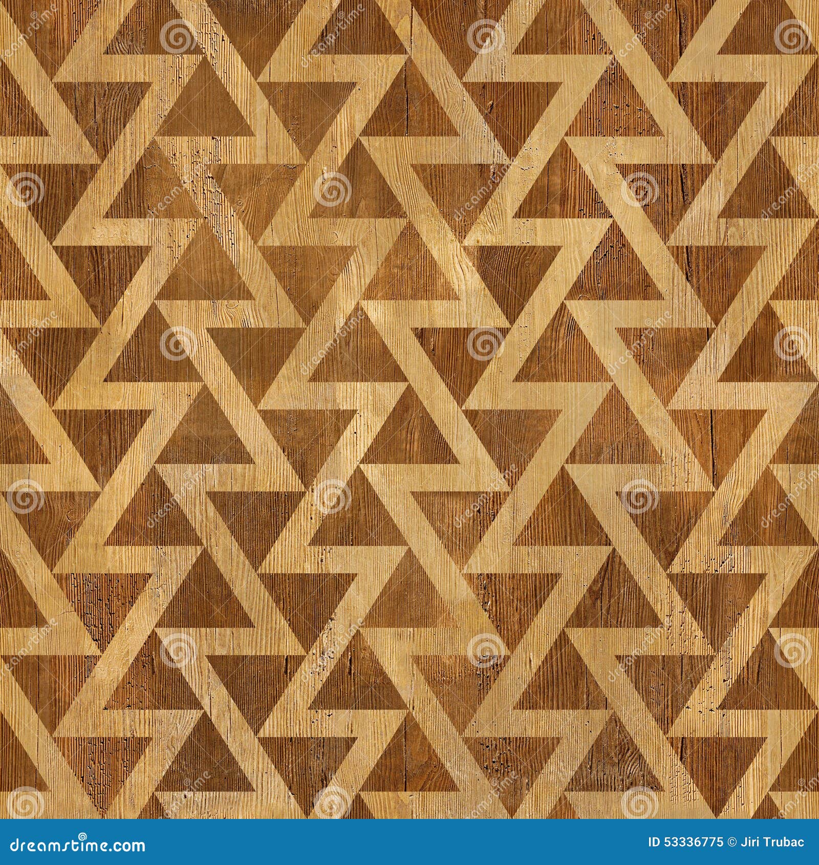 Abstract Triangle Pattern - Seamless Background - Wood Texture Stock ...