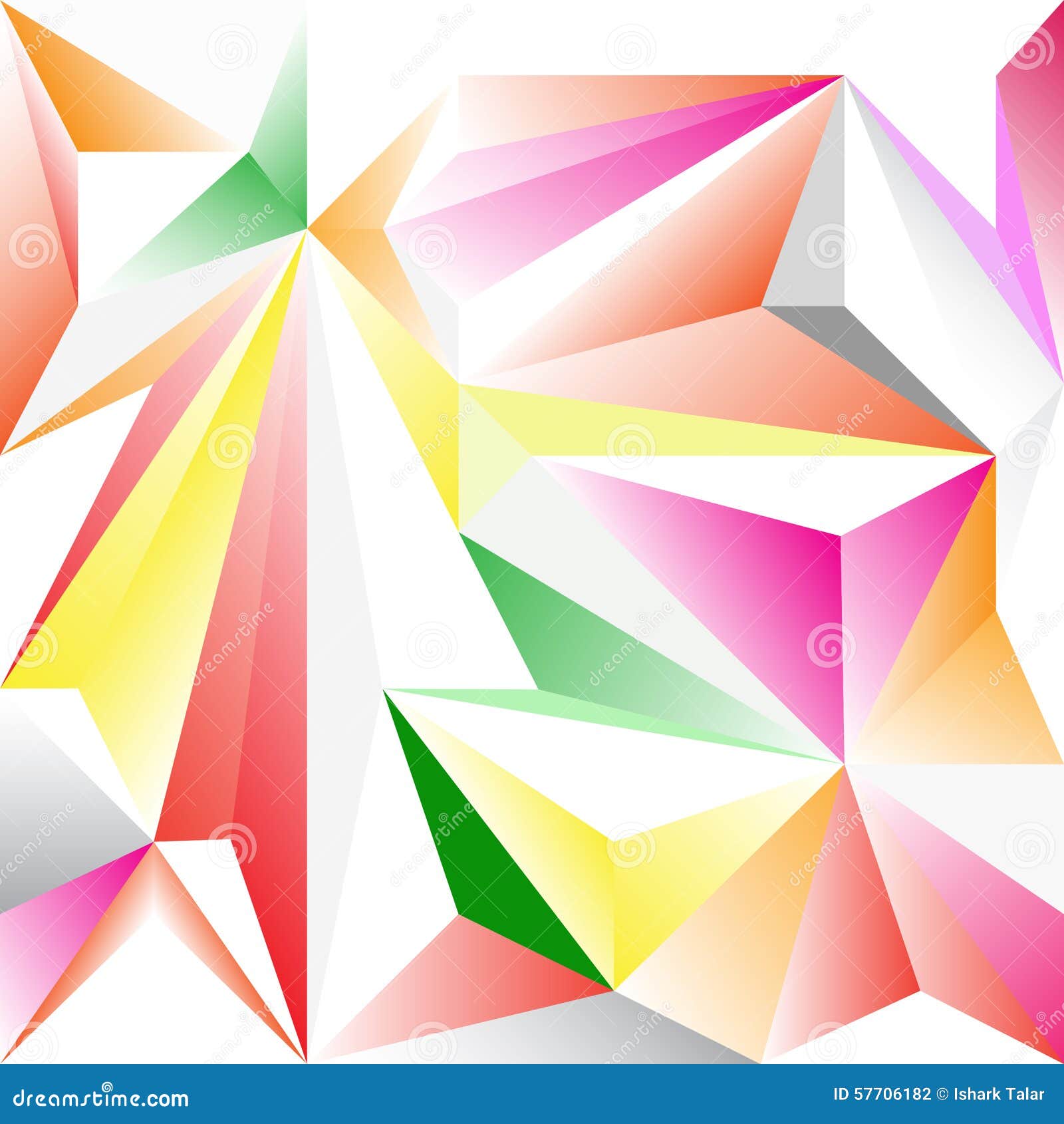 Abstract Triangle Polygon for Background Stock Illustration ...