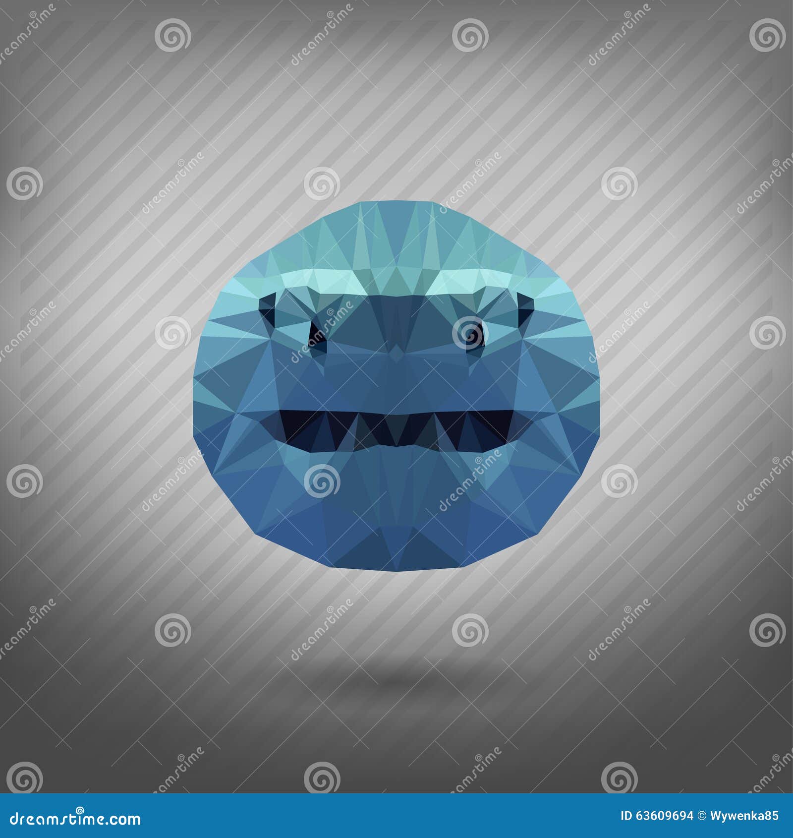 Abstract Triangle Polygonal Animal Stock Vector - Illustration of ...