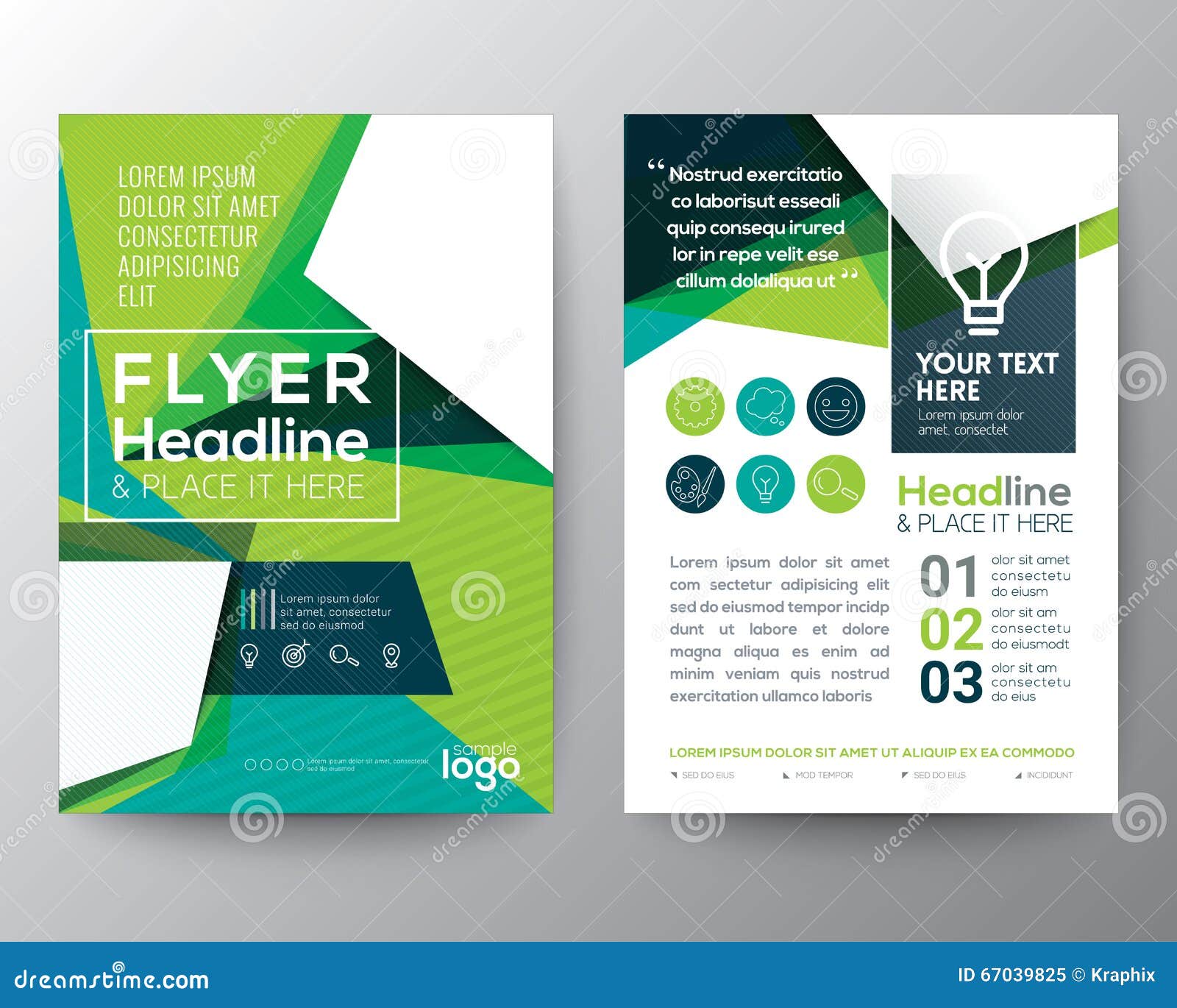 Abstract Triangle Shape Poster Brochure Flyer Design Layout Stock ...