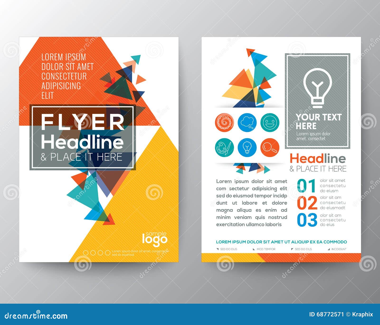 Triangle Graphic Design Poster