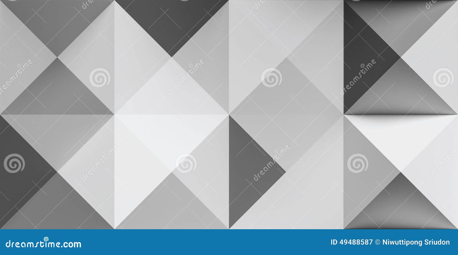 Abstract Triangle and Square Stock Illustration - Illustration of paper ...