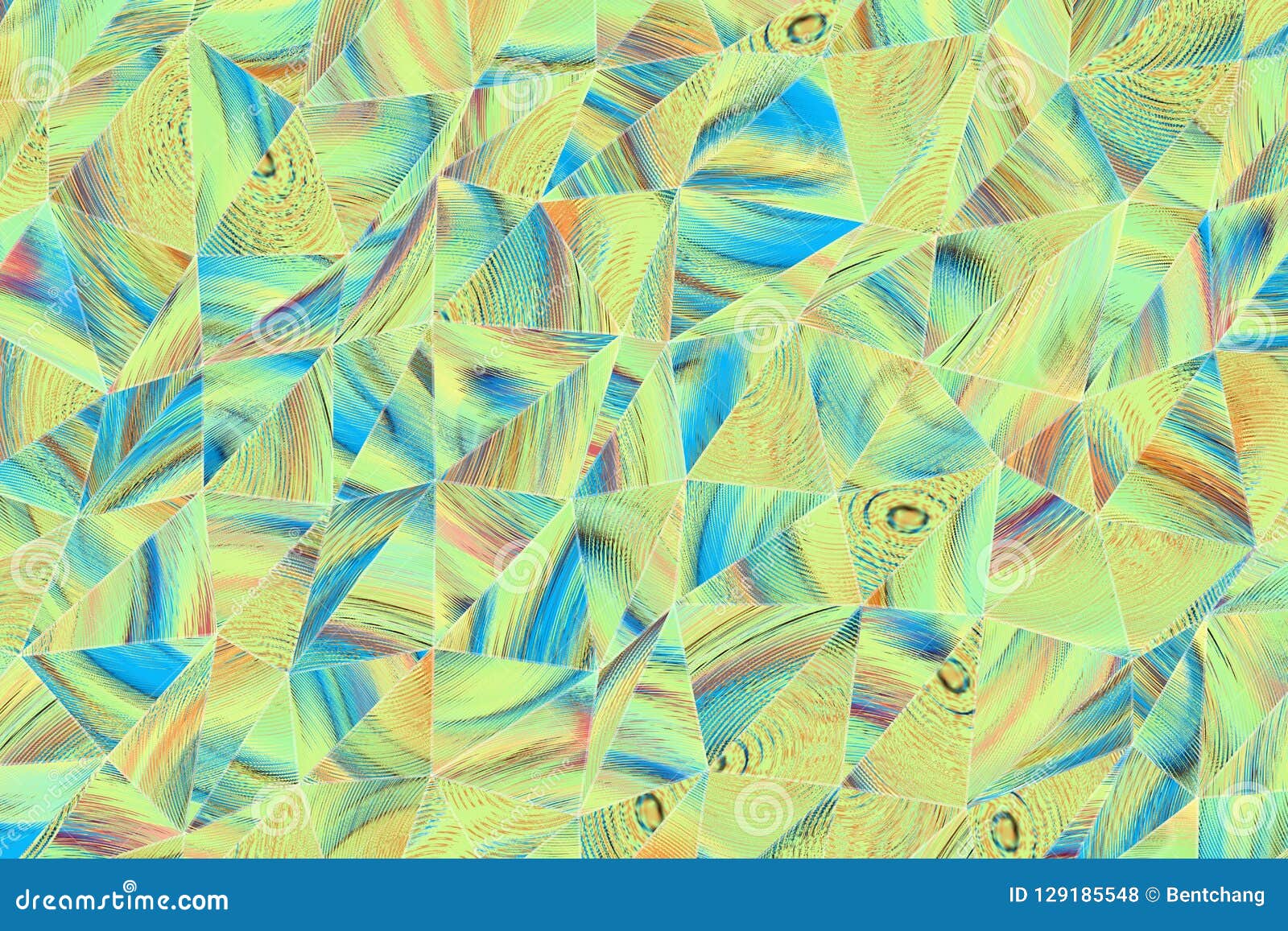 Abstract Triangle Strip Illustrations Background. Texture, Colorful ...