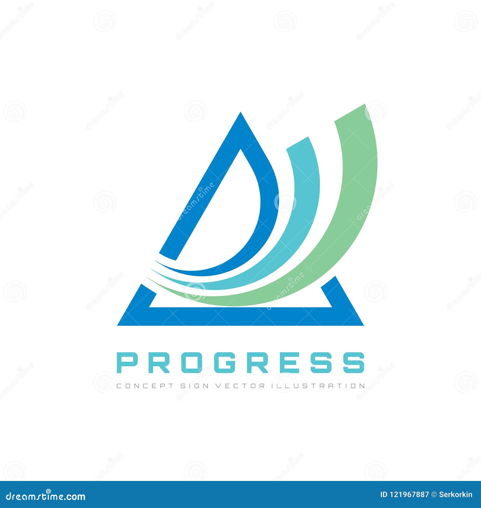 Abstract Triangle - Vector Logo Template Concept Illustration For ...