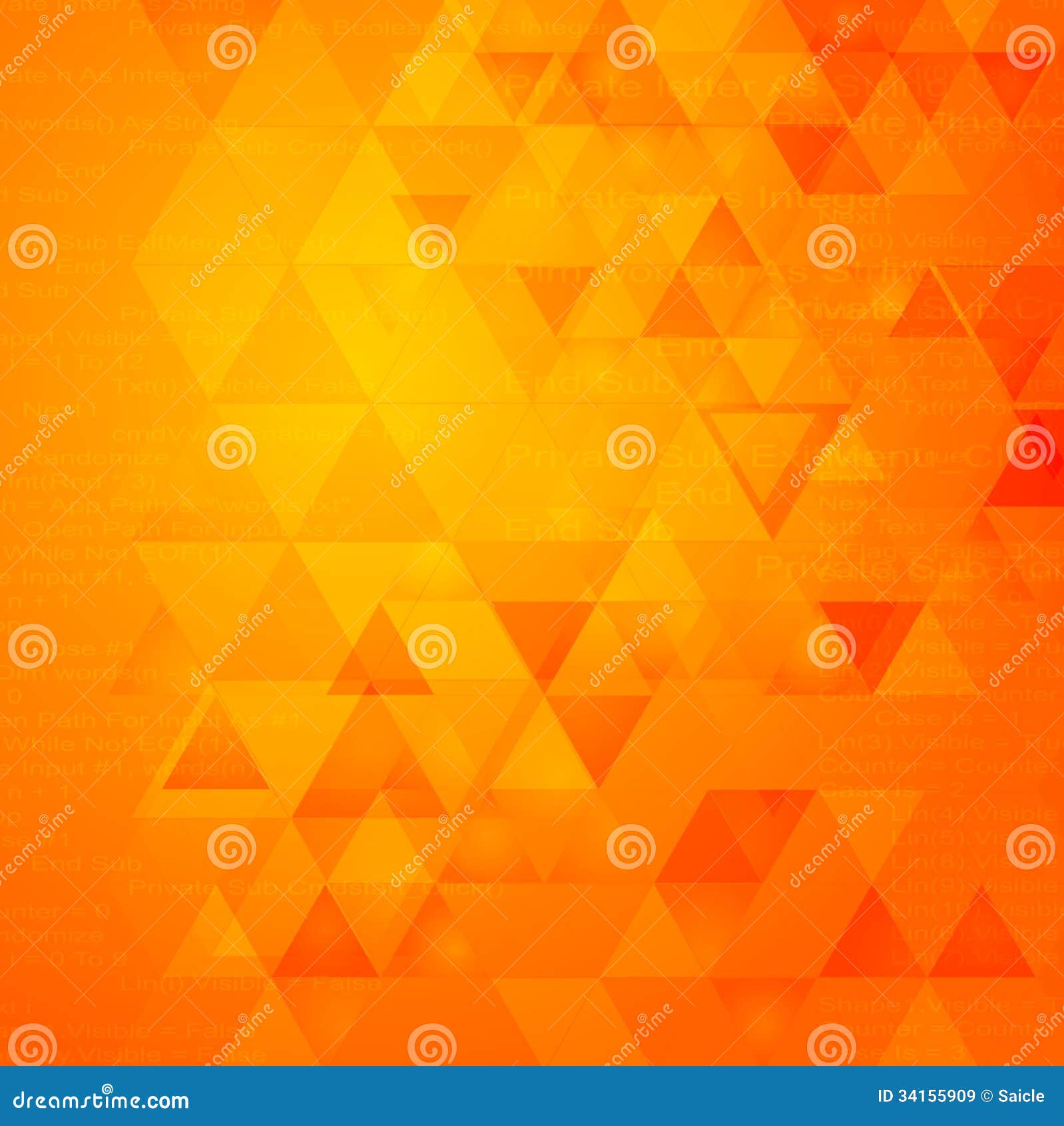 Abstract Triangle Vector Tech Background Stock Vector - Illustration of ...
