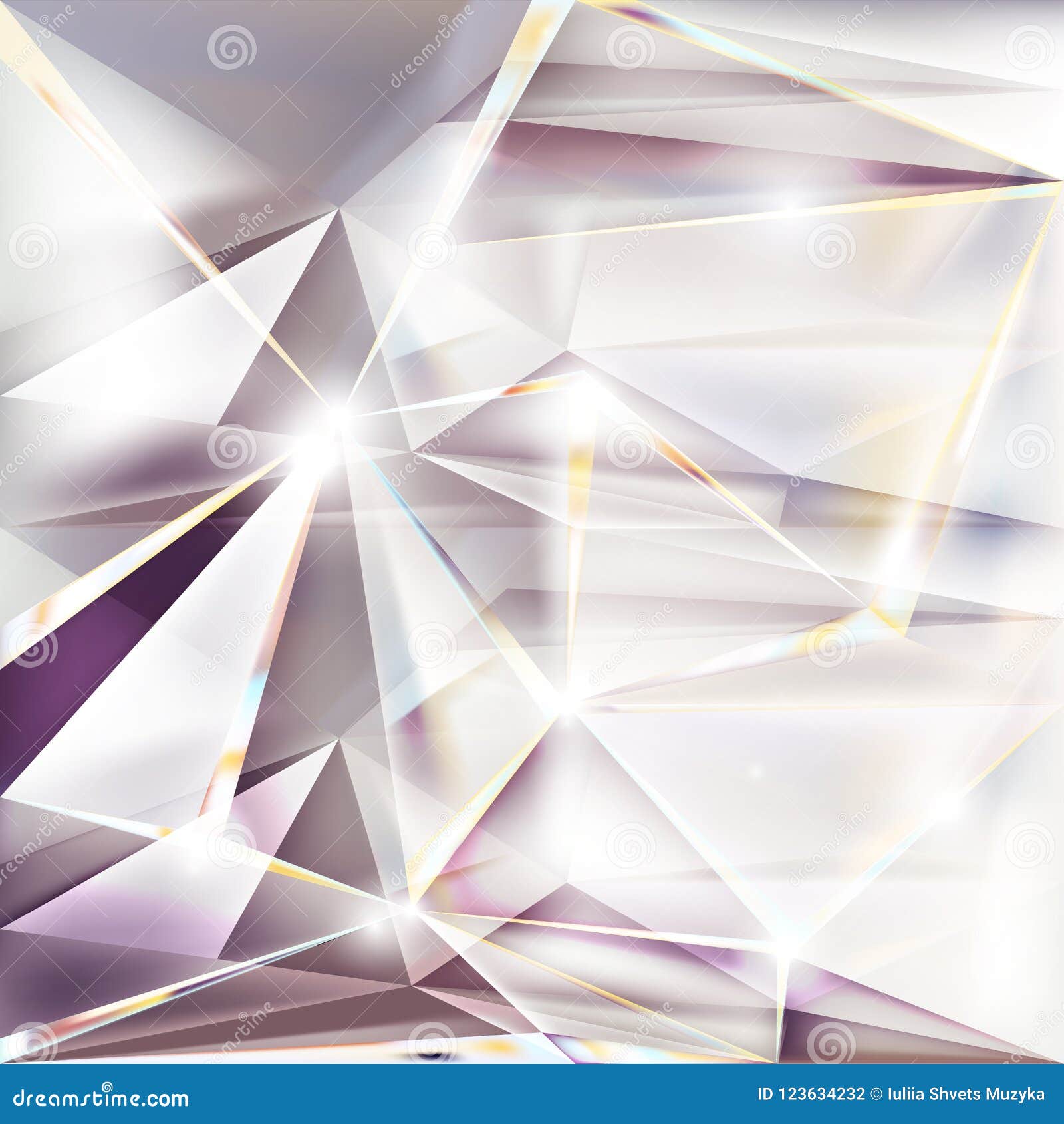 Abstract Triangles Background. Low Poly Composition. Creative Geometric ...