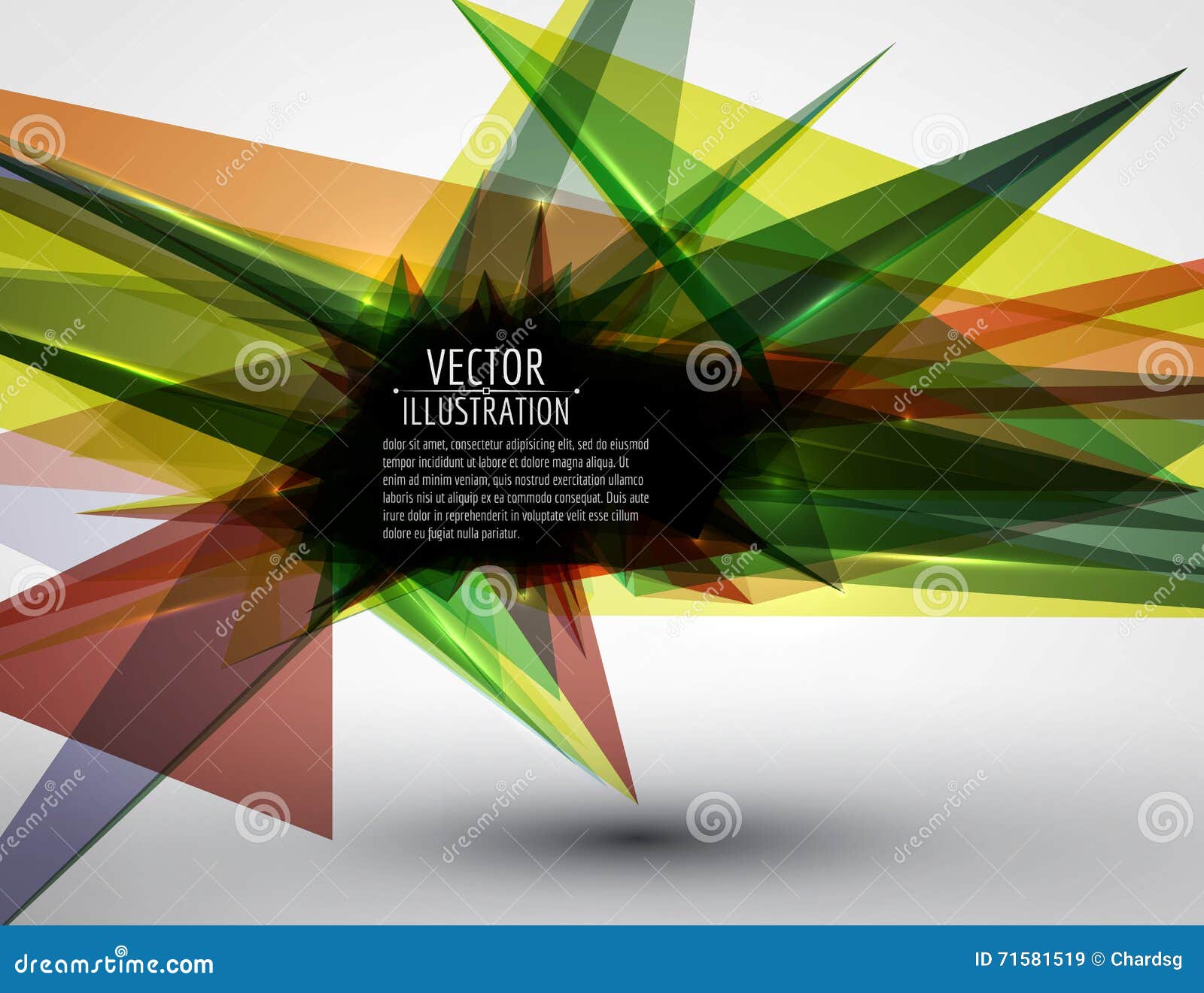 Abstract Triangles, Geometric Shapes. Stock Vector - Illustration of ...