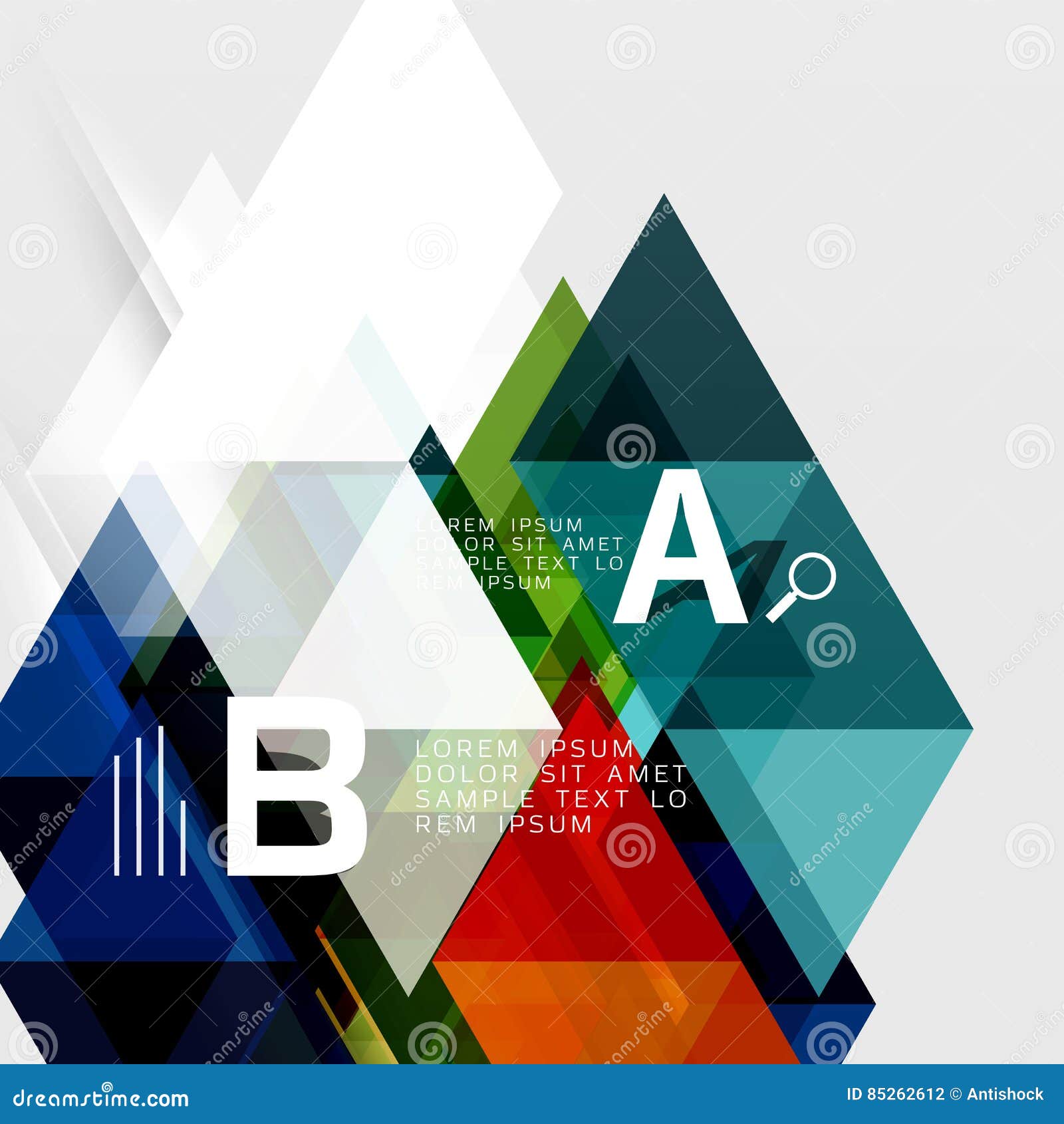 Abstract Triangles and Lines Vector Stock Vector - Illustration of ...