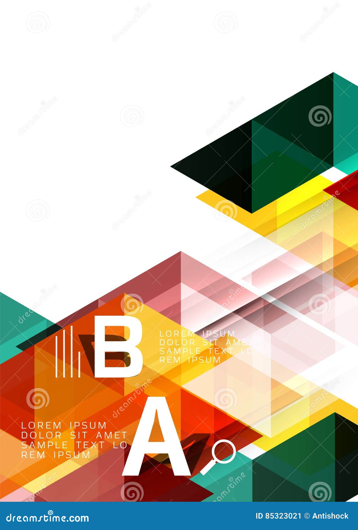 Abstract Triangles and Lines Vector Stock Vector - Illustration of ...