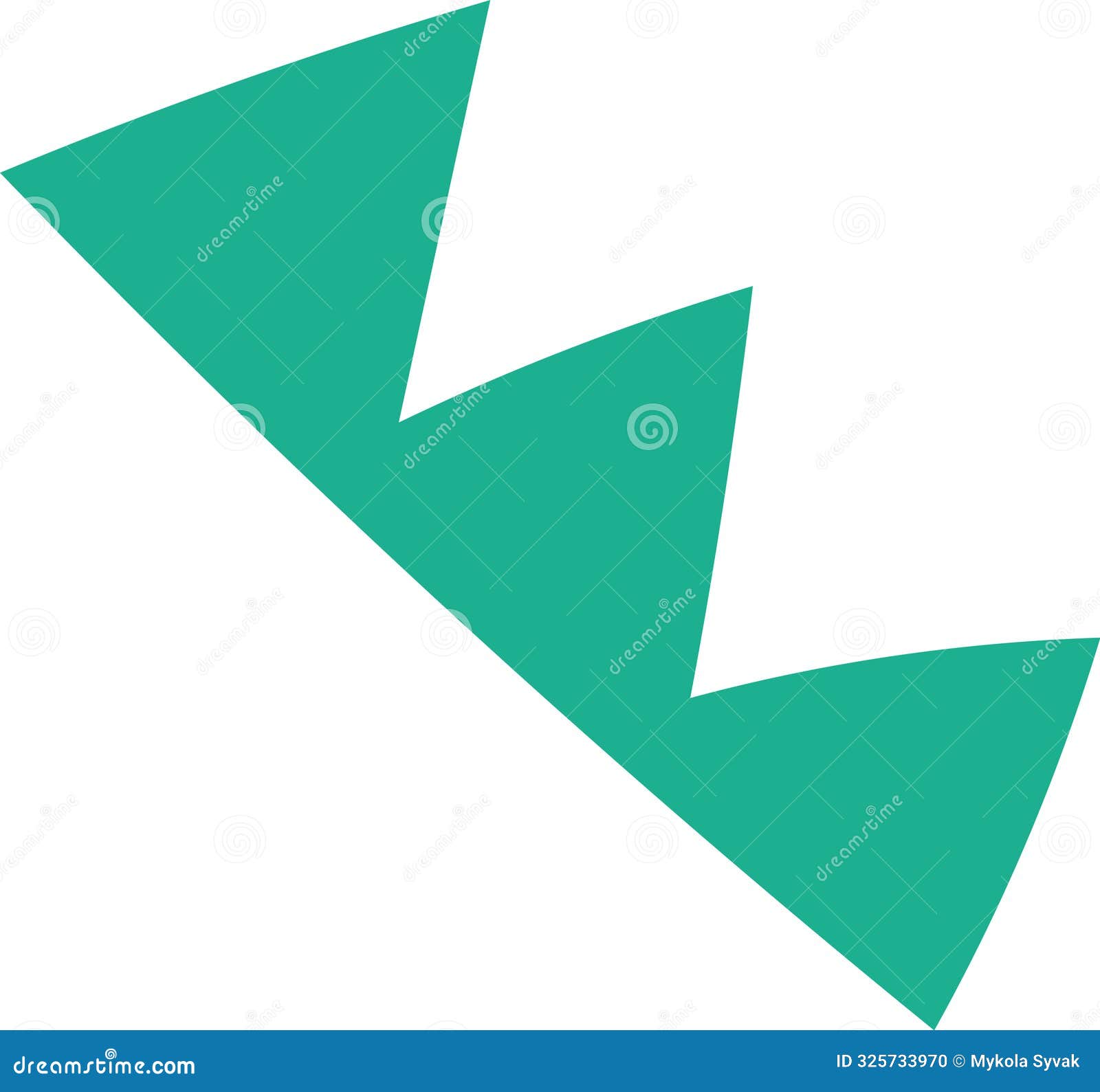 Abstract Triangles Shape stock vector. Illustration of white - 325733970
