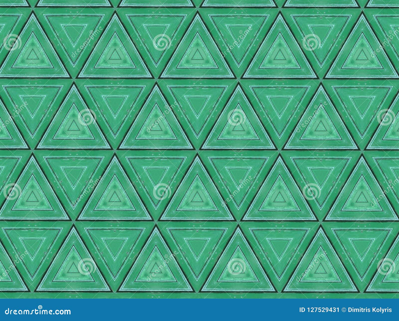 Abstract Triangles Textured Green Pattern Stock Illustration ...