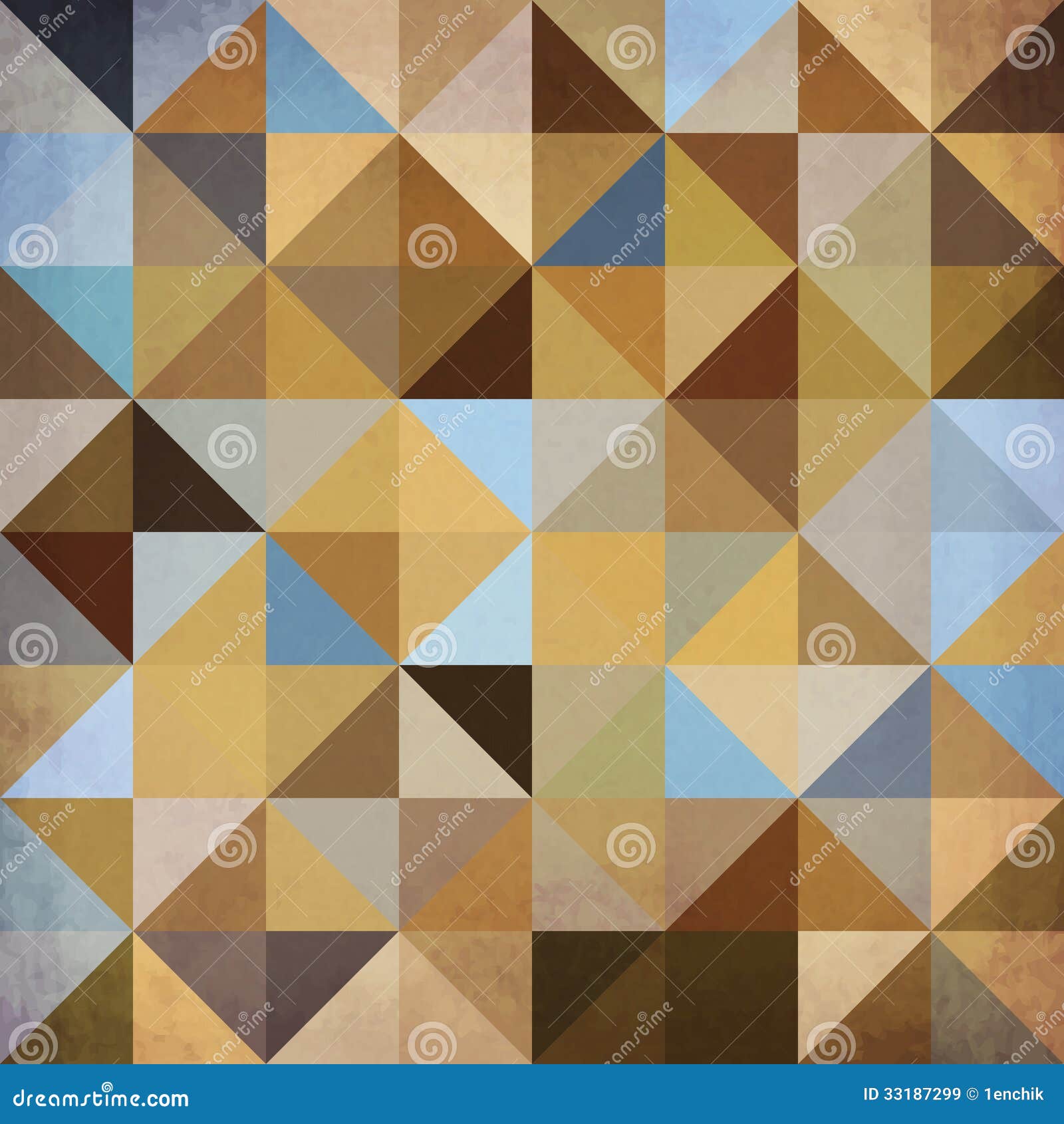 Abstract Triangles Vector Brown Background Stock Vector - Illustration ...