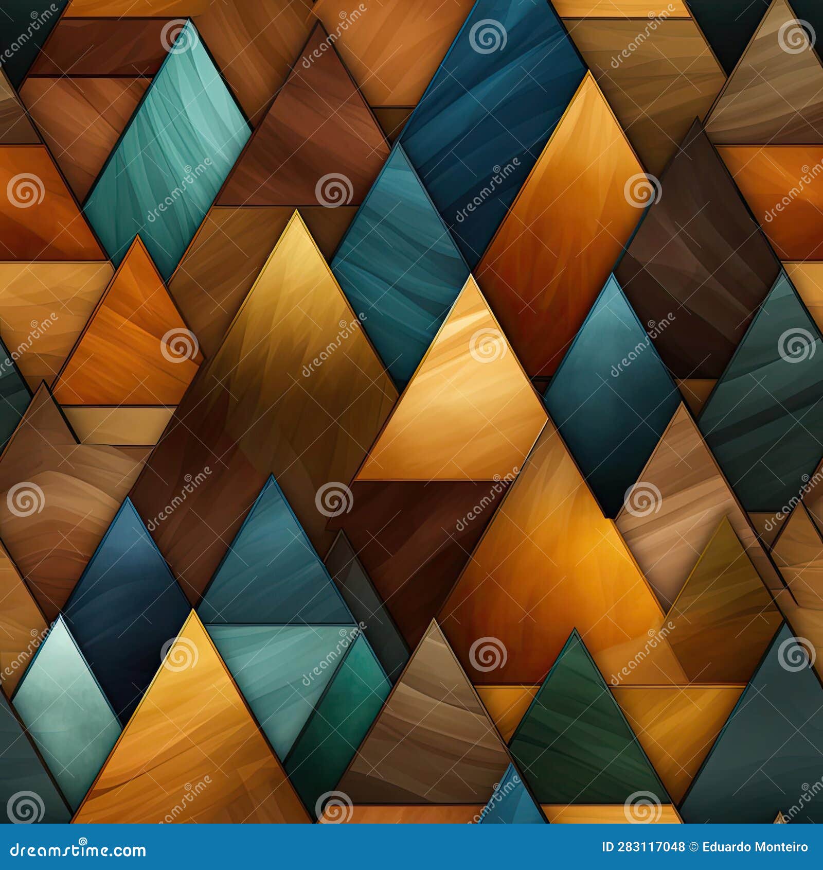 Abstract Triangles Wallpaper with Vibrant Colors and Textured Forms ...