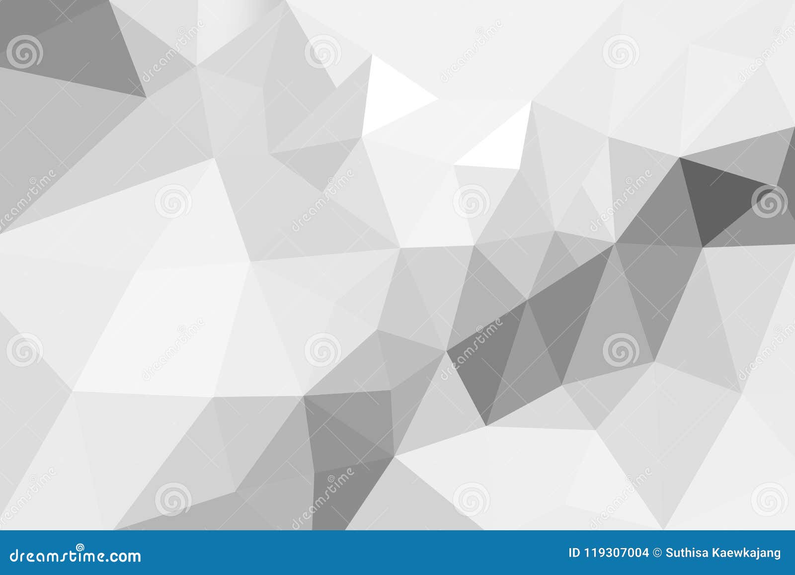 Abstract Triangles White Gradient for Background. Geometric Style Stock ...