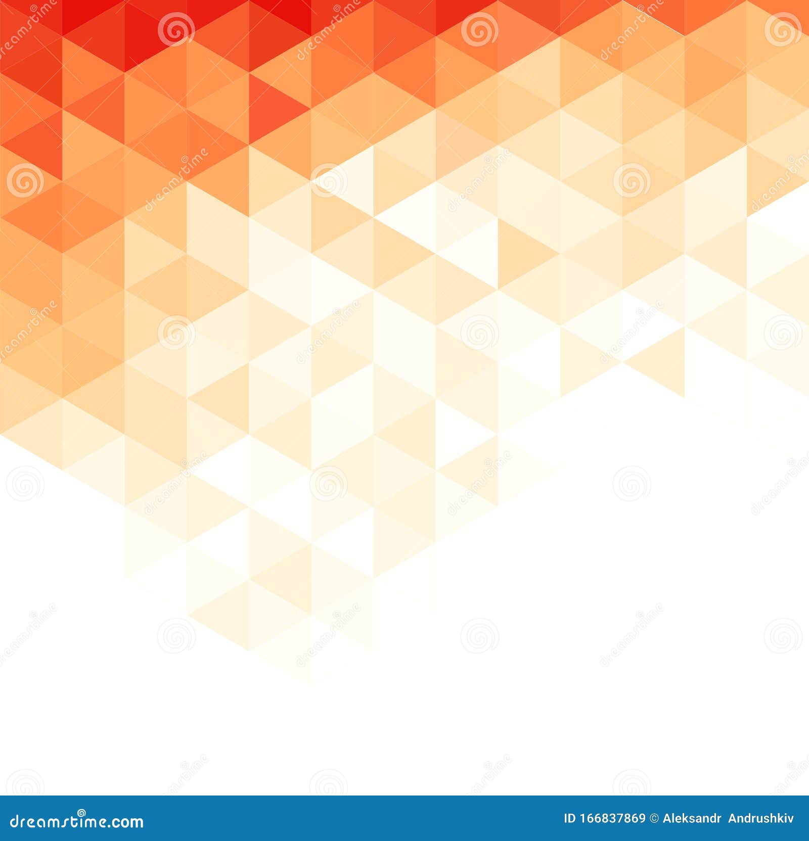 Orange triangles 1 stock vector. Illustration of graphic - 166837869