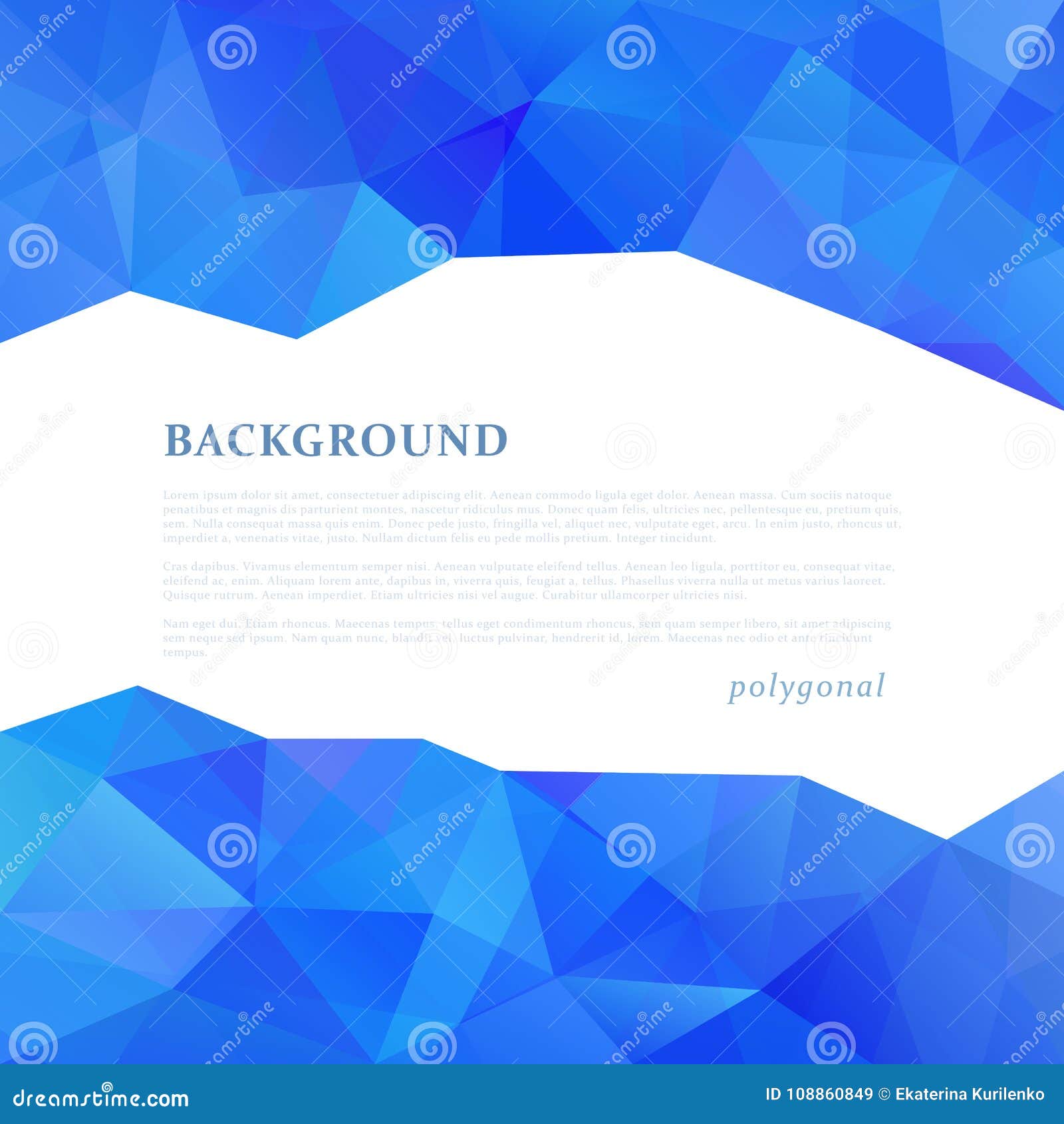 Abstract triangular banner stock vector. Illustration of mosaic - 108860849