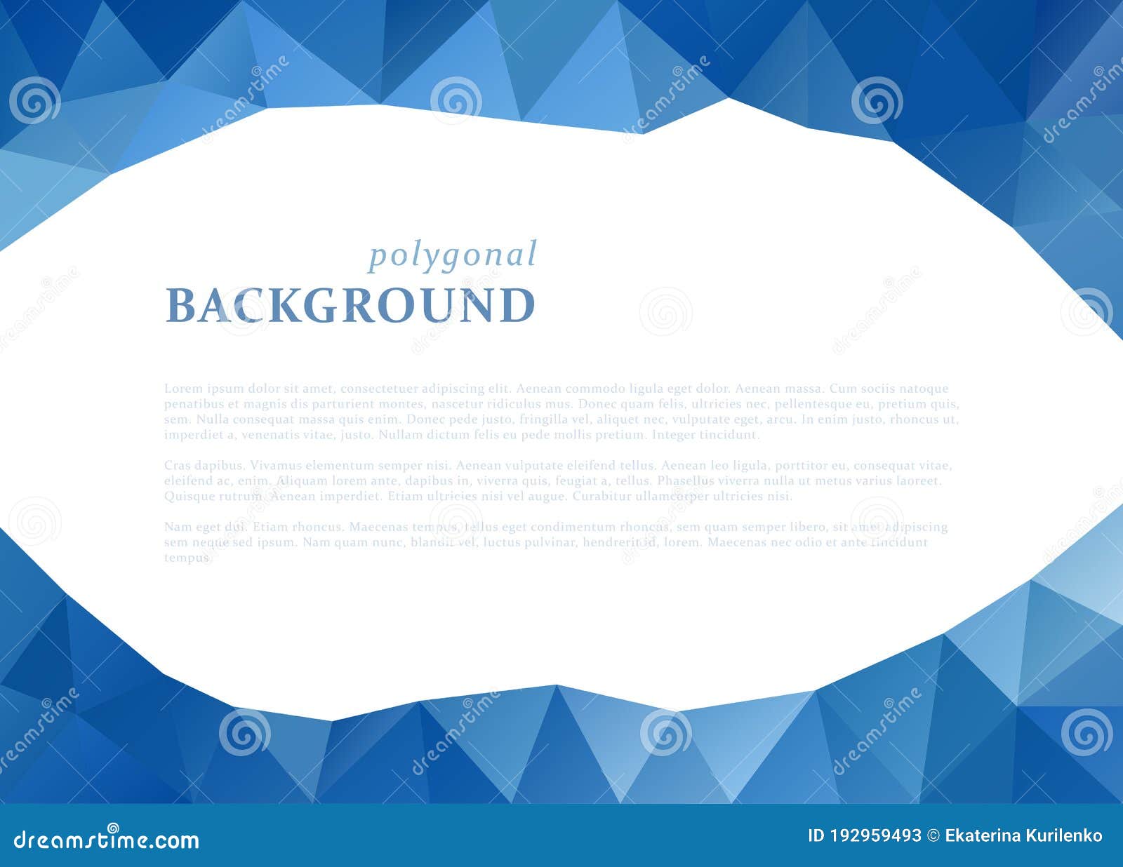 Abstract triangular banner stock illustration. Illustration of brochure ...