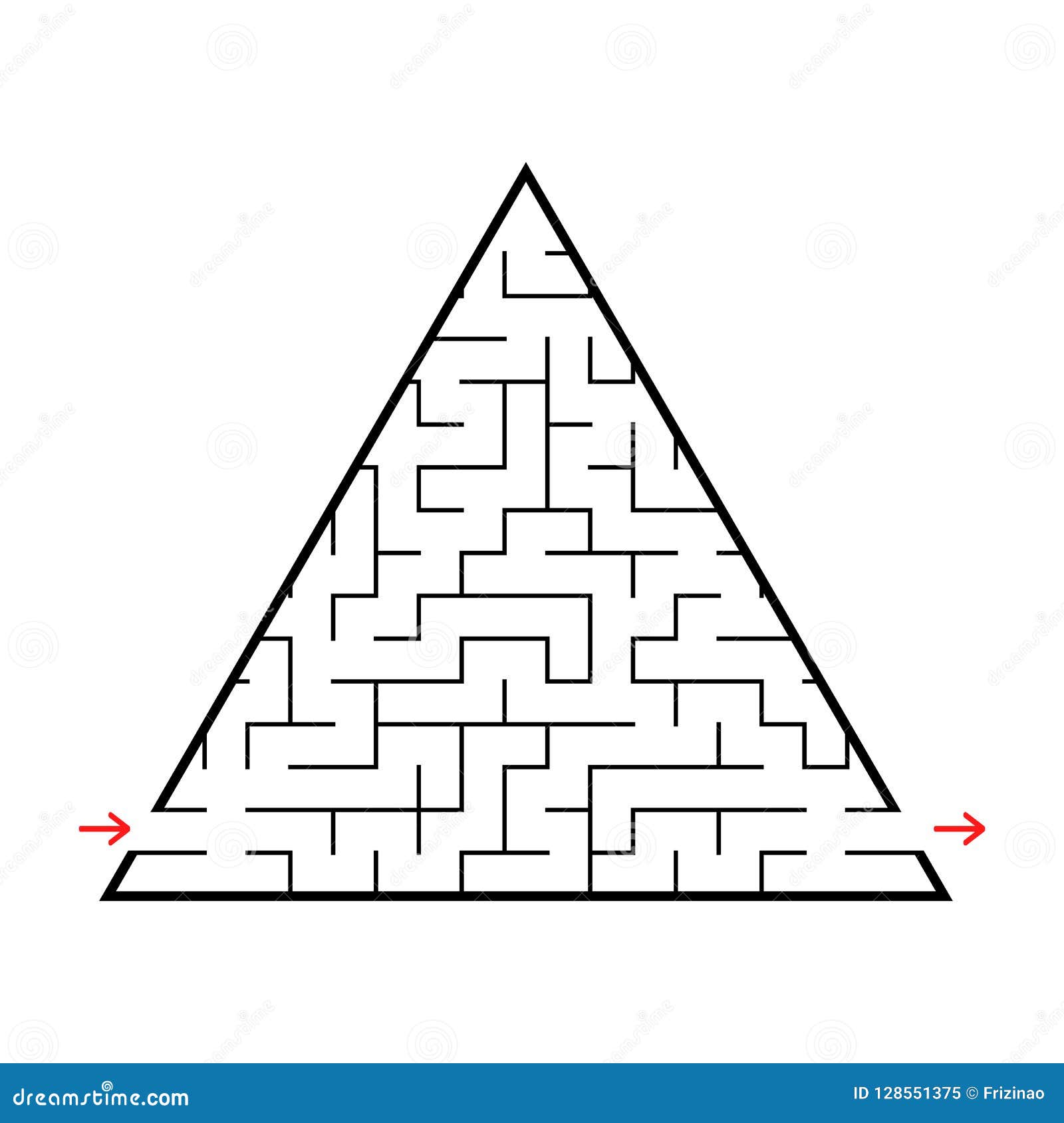 Triangular Labyrinth Or Maze Riddle Game. Labyrinth Rebus For Kids ... Triangular Labyrinth Or Maze Riddle Game. Labyrinth Rebus For Kids ...
