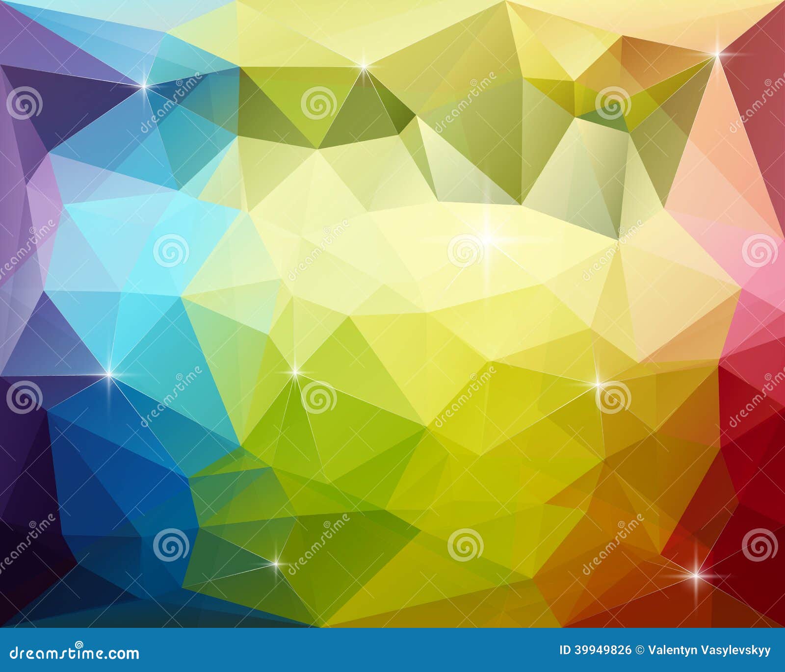 Abstract Triangular Vector Background Stock Vector - Illustration of ...