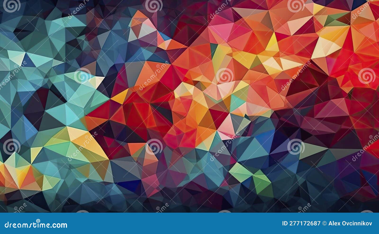 Abstract Triangulated Background for Web and Print Design. Stock ...
