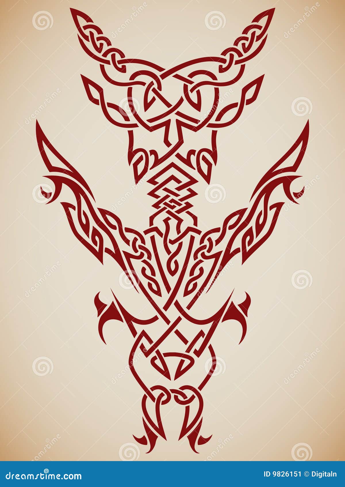 Abstract Tribal Art stock vector. Illustration of decor - 9826151
