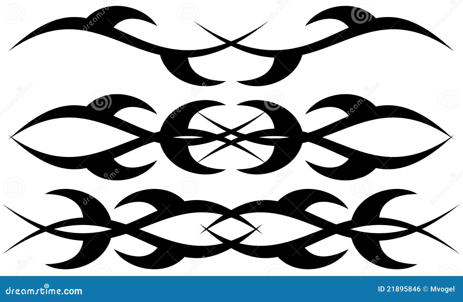 Abstract Tribal Design Element Stock Illustration - Illustration of ...
