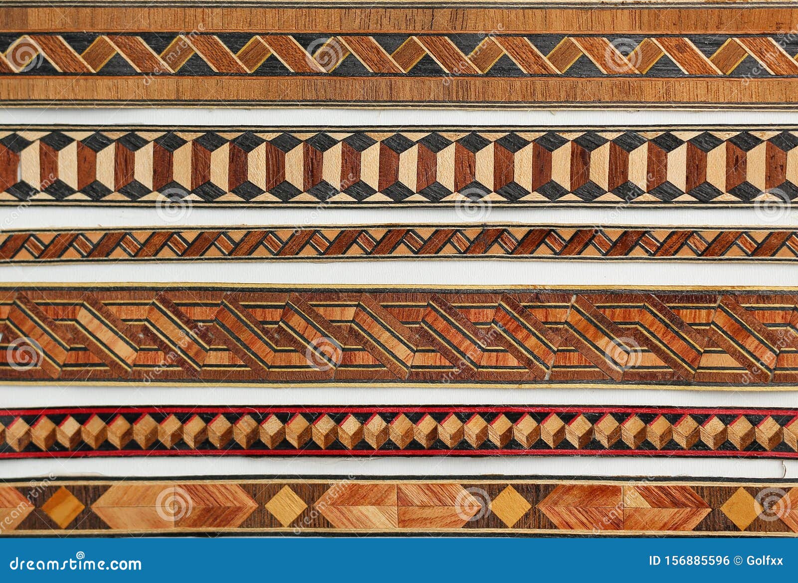 Abstract Tribal Pattern on Wood Background Stock Photo - Image of ...