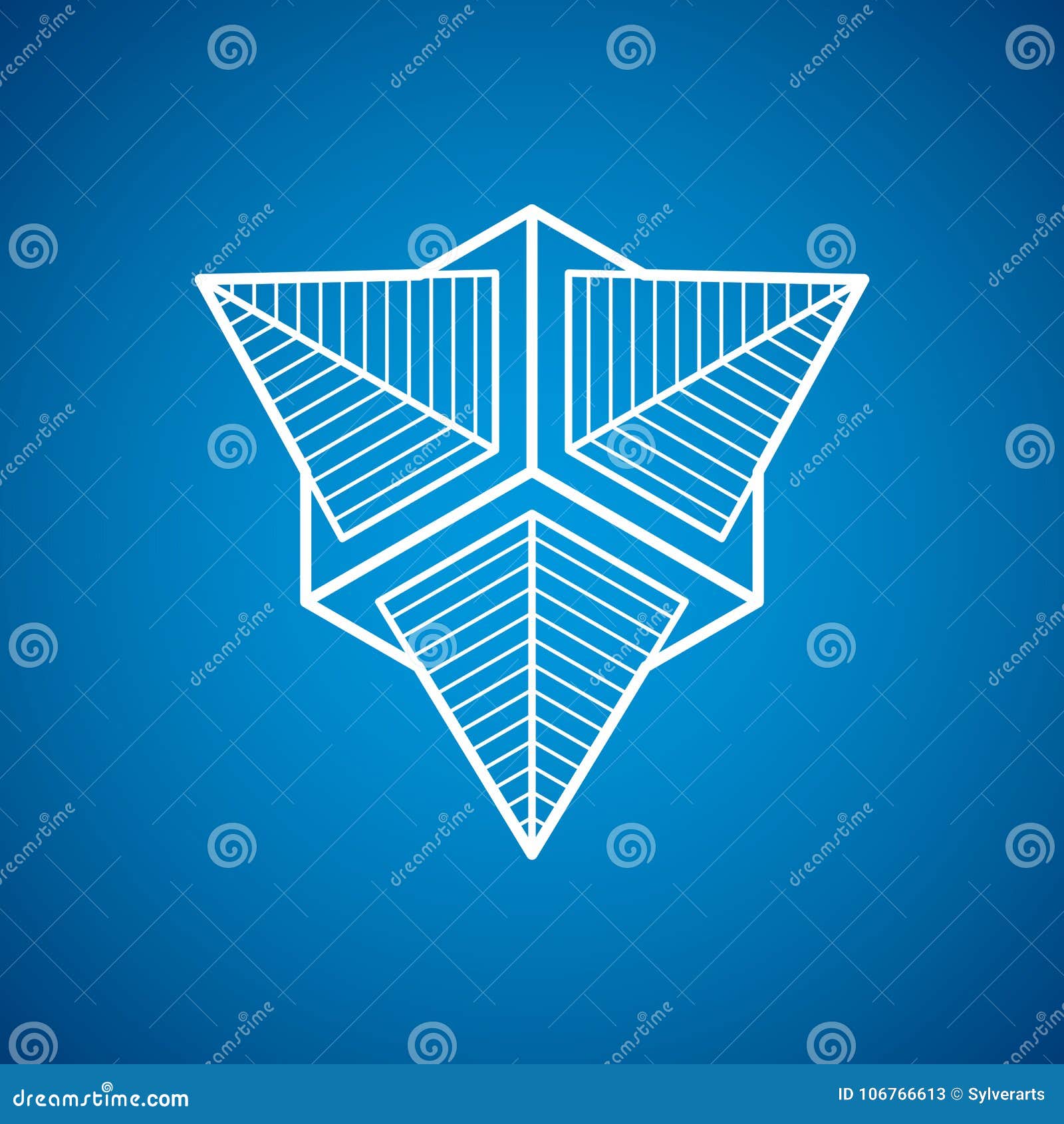 Abstract Trigonometric Construction, Vector Dimensional Design T Stock ...
