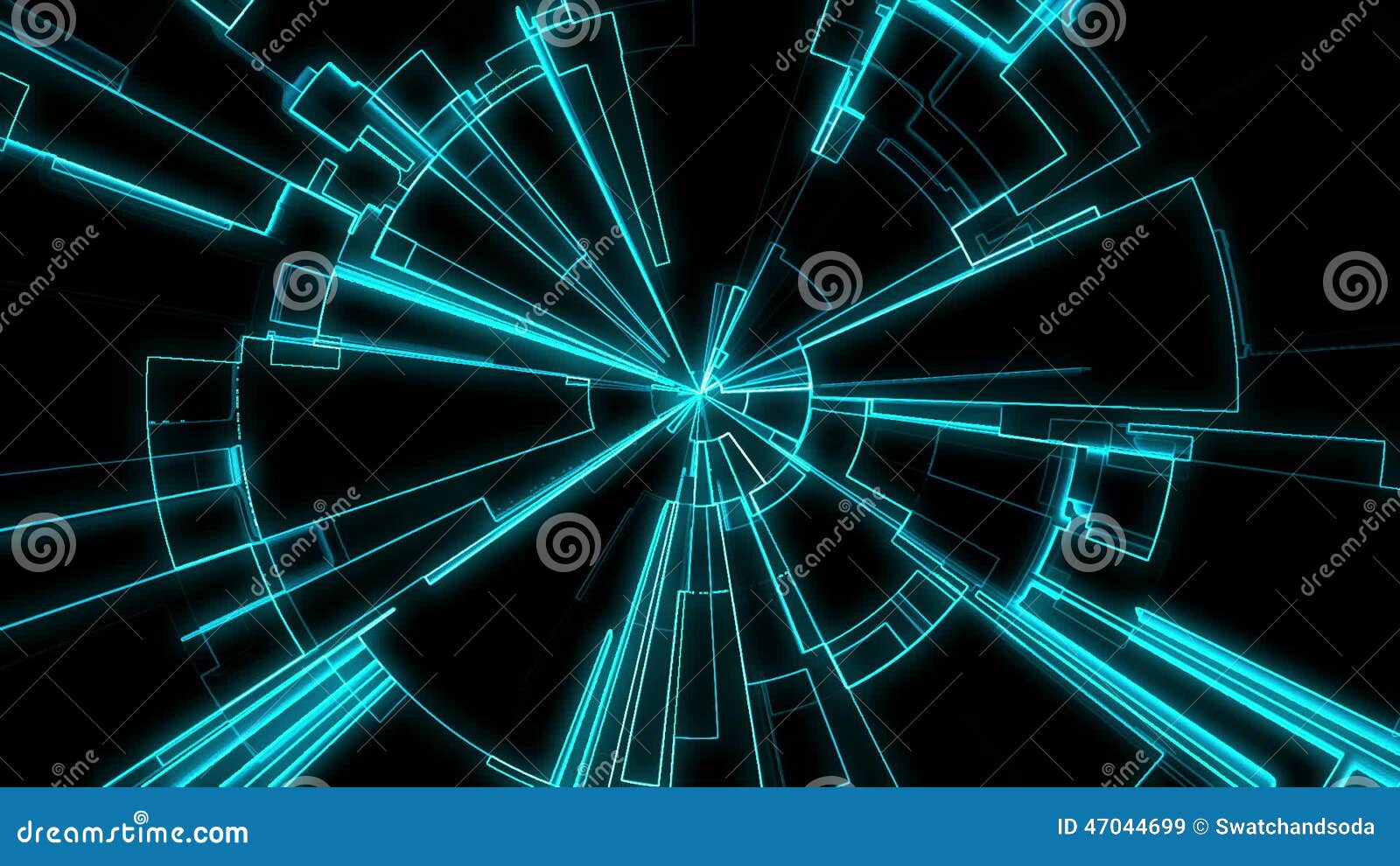 Abstract Tron Grid Loop stock video. Video of pattern - 47044699