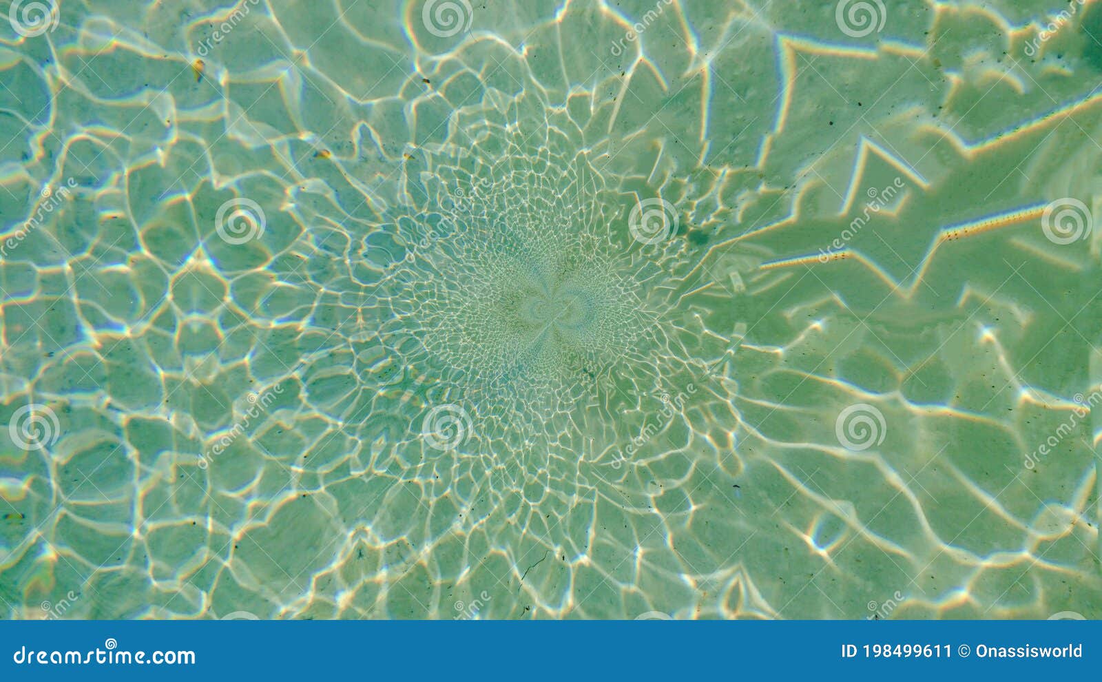 Abstract True Color Real Water Reflections Stock Image - Image of ...