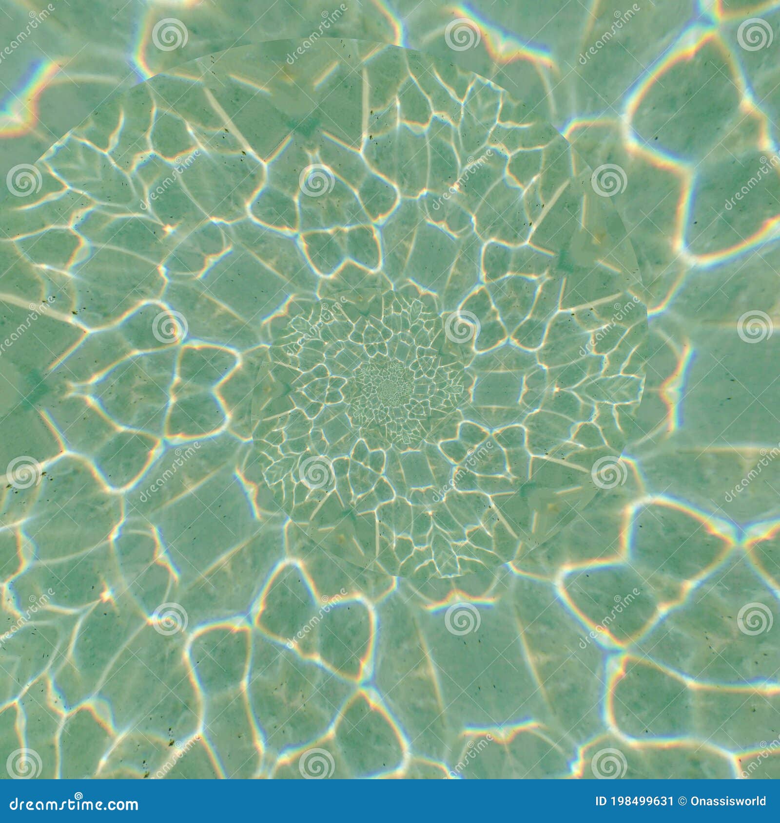 Abstract True Color Real Water Reflections Stock Image - Image of true ...