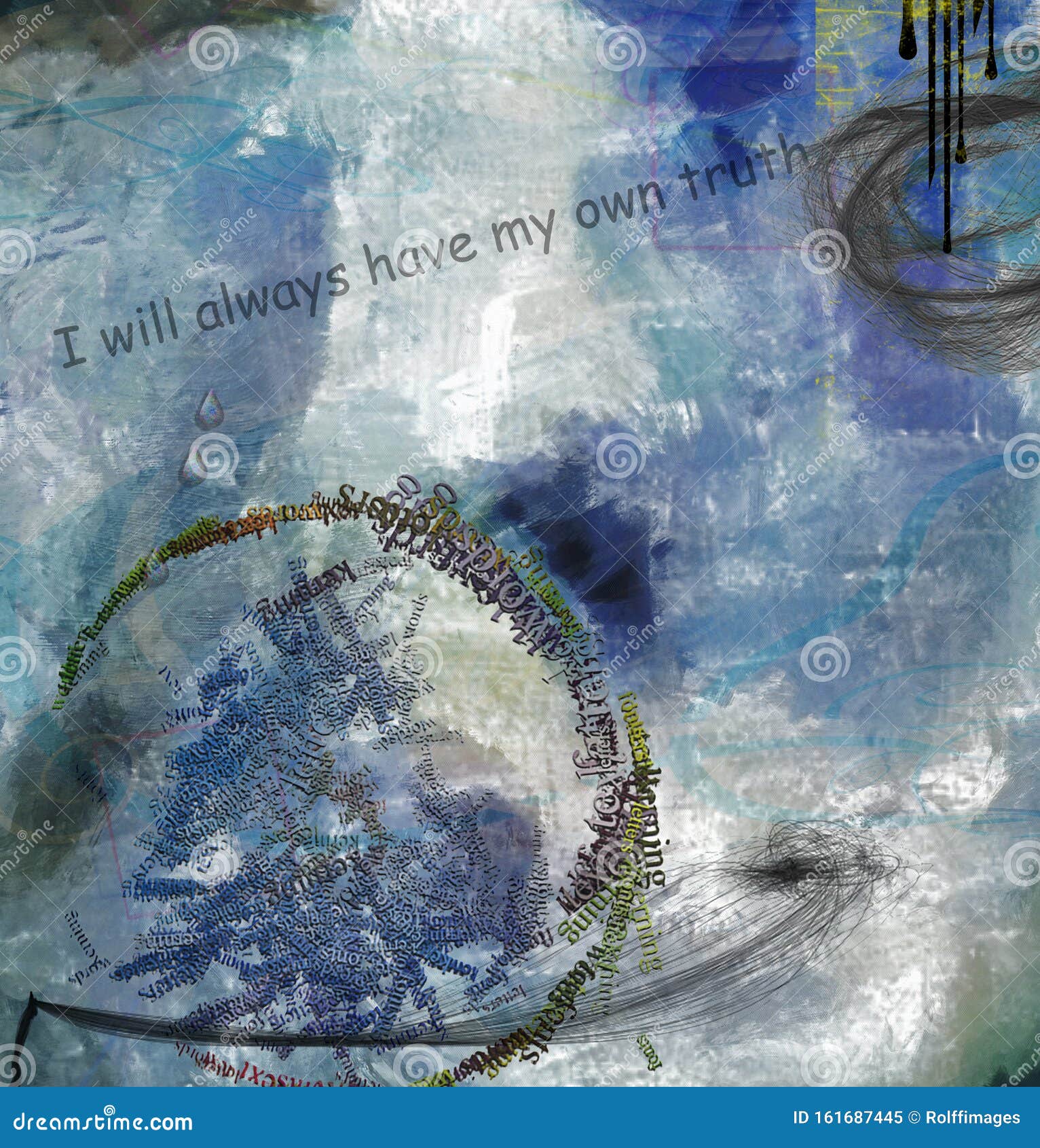 Abstract truth stock illustration. Illustration of english - 161687445