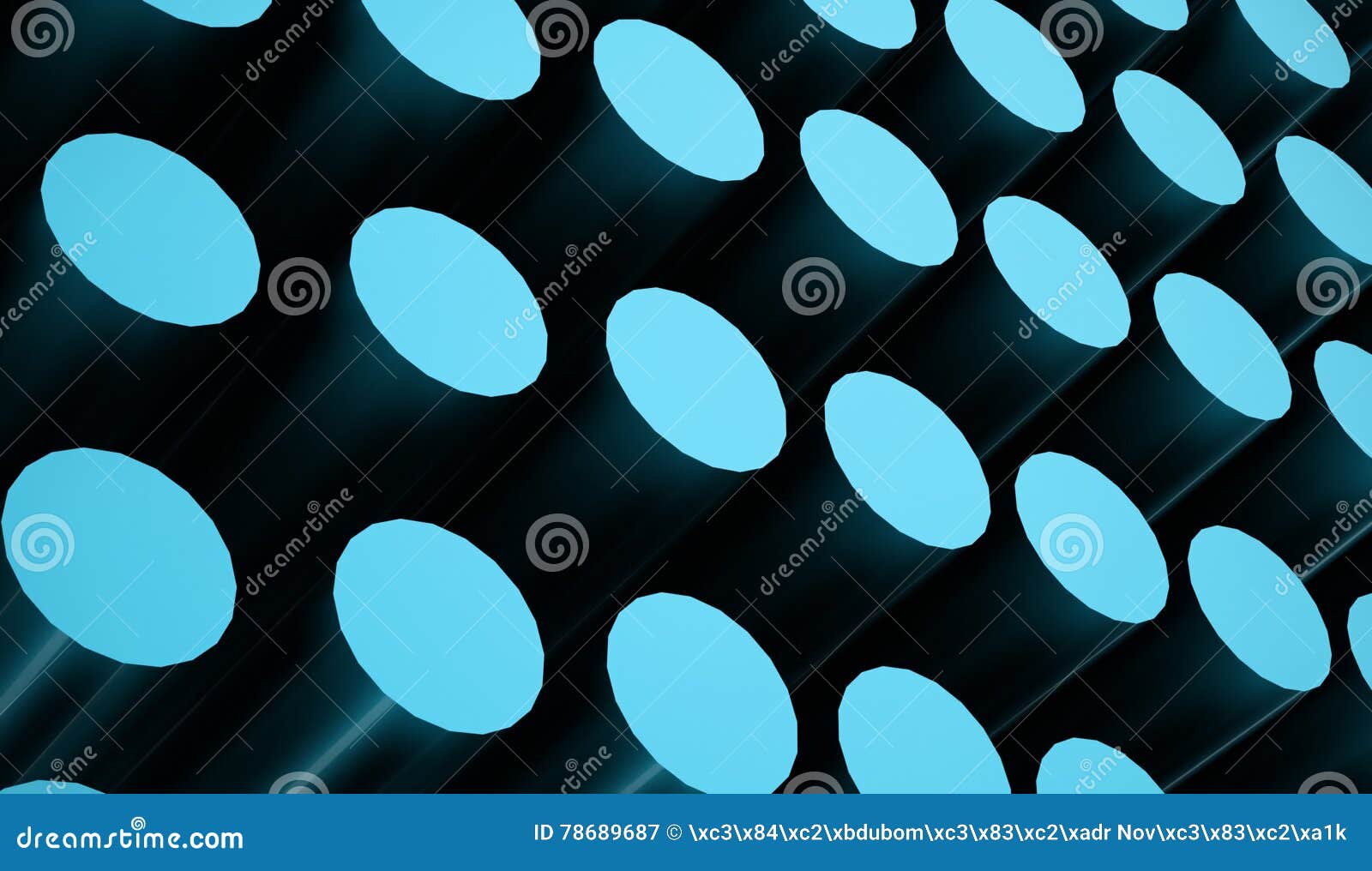 Abstract Tube Background Rendered Stock Illustration - Illustration of ...