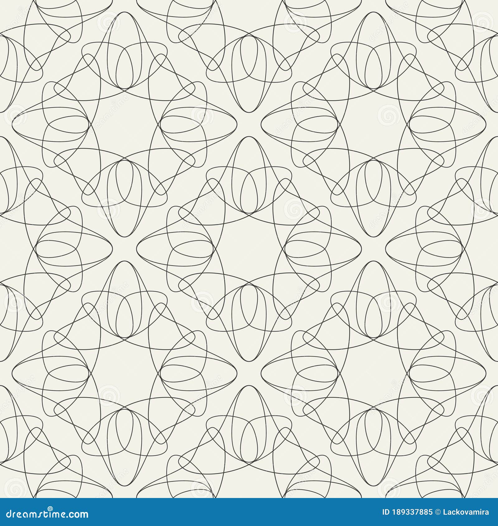 Abstract Tessellation Pattern With Tangled Lines. Dark Grey Structure ...