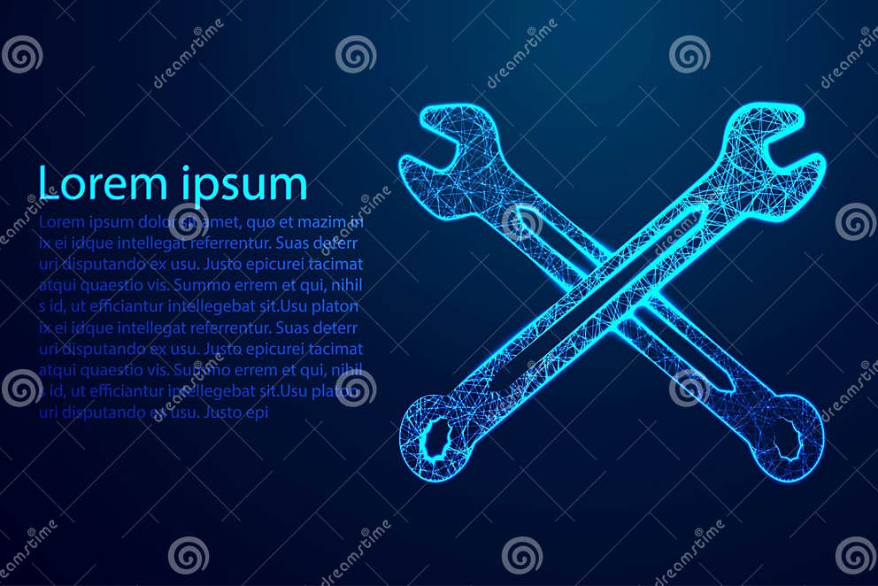 Abstract Tuning Tools and Configuration Symbols, Abstract Low Poly ...