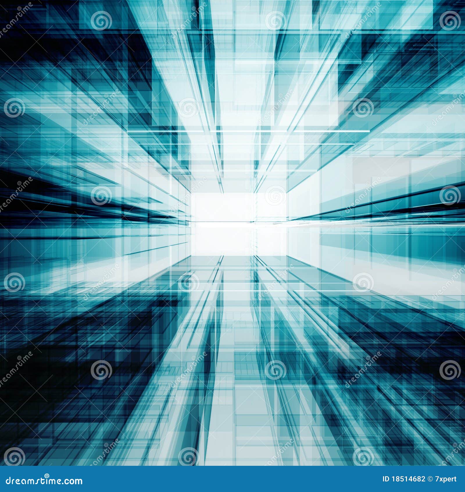 Abstract tunnel stock illustration. Illustration of contemporary - 18514682