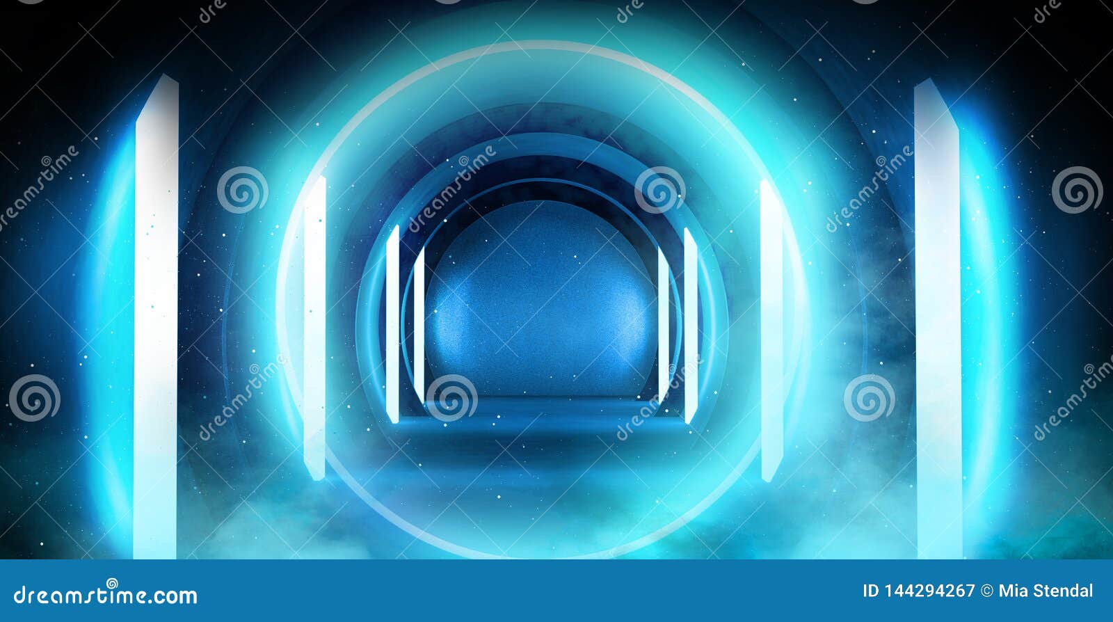 Abstract Tunnel, Corridor with Rays of Light and New Highlights ... Abstract Tunnel, Corridor with Rays of Light and New Highlights ...