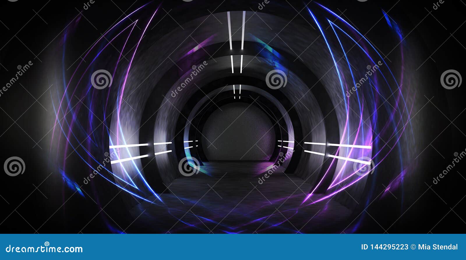 Abstract Tunnel, Corridor with Rays of Light and New Highlights ... Abstract Tunnel, Corridor with Rays of Light and New Highlights ...